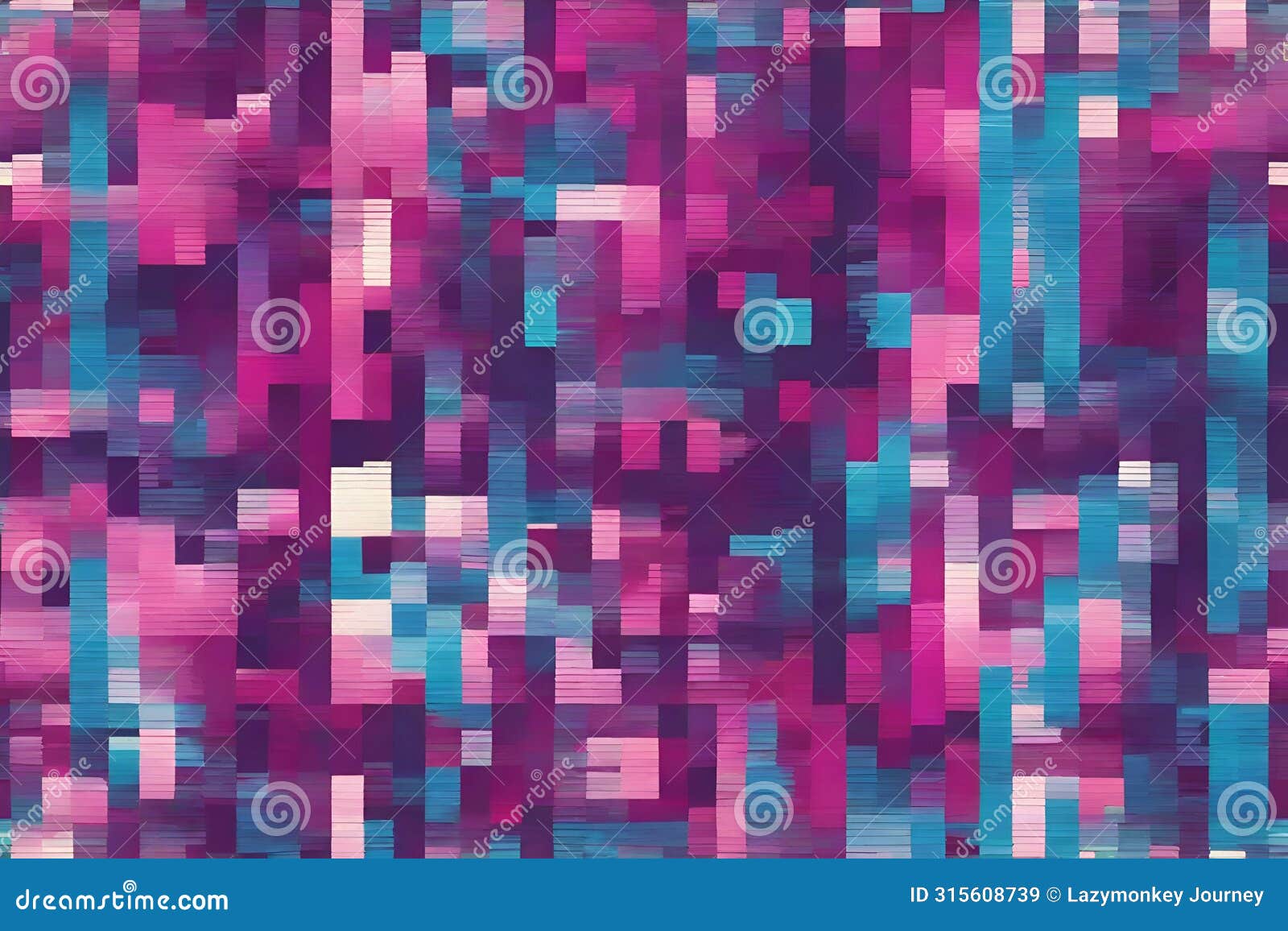 Pink Pixel Pattern Or Background In Pixel Art Vector Illustration ...