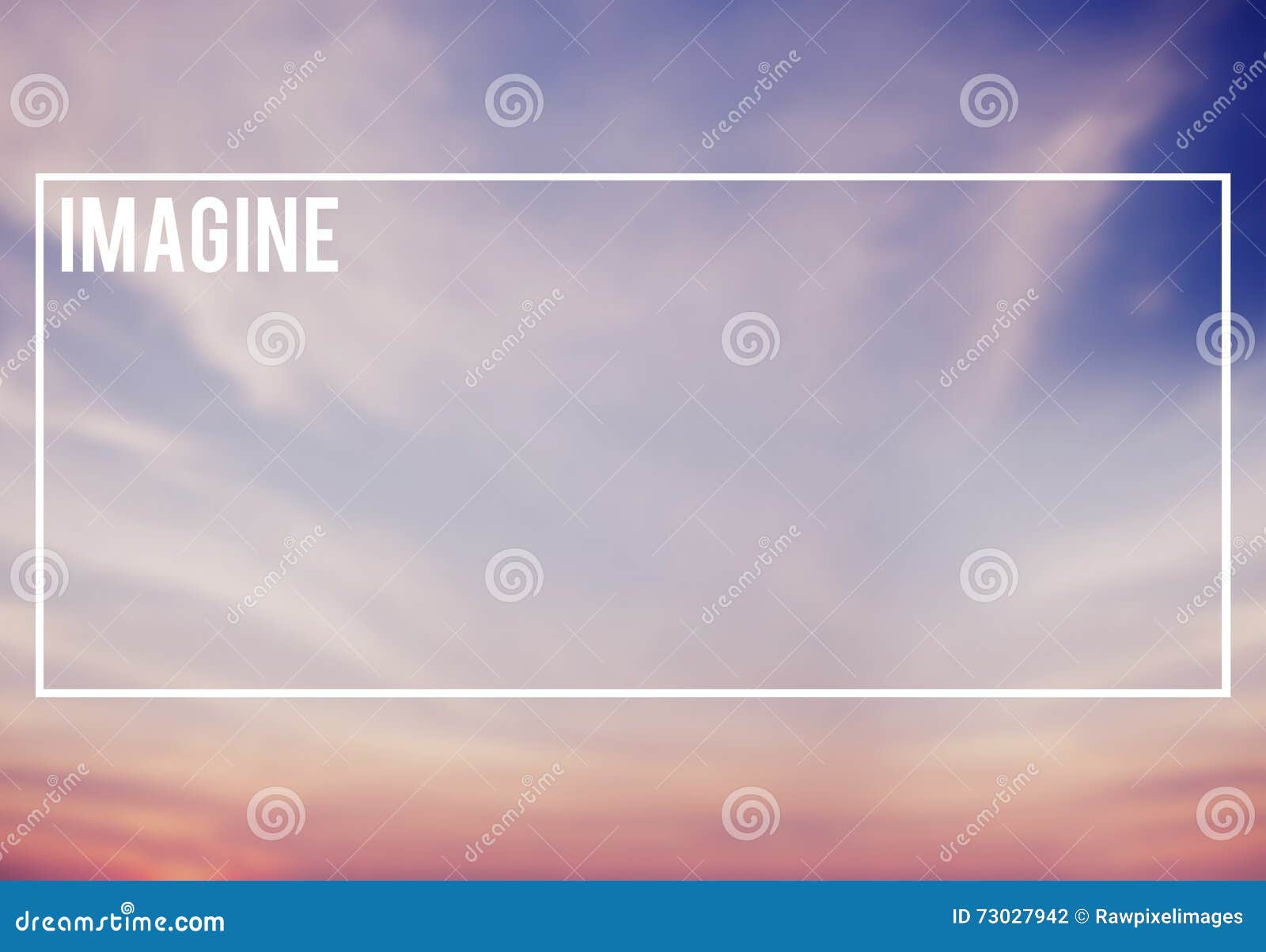 Blue and Pink Sky Background Imagine Imagination Concept Stock Photo ...