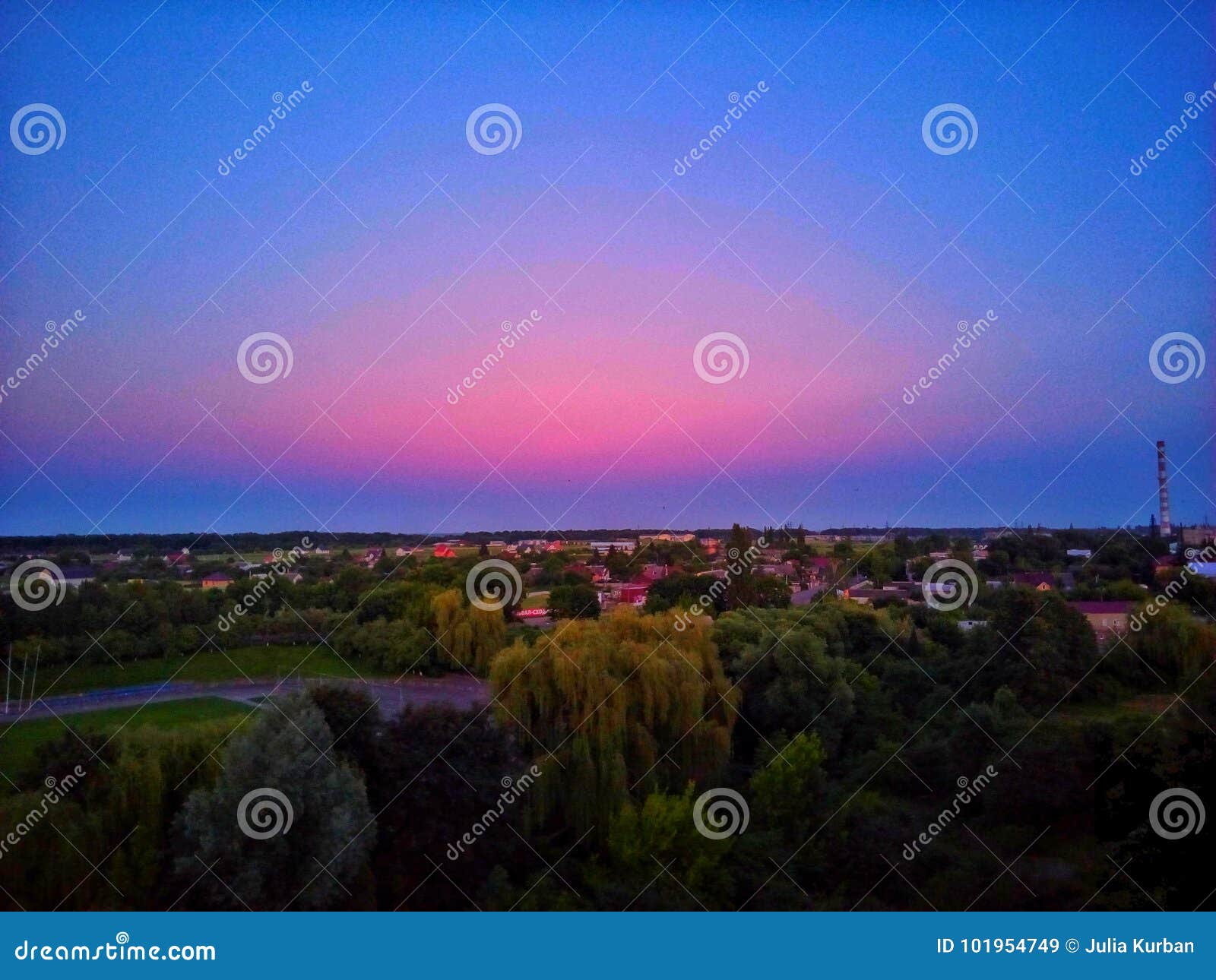Blue and pink sky stock image. Image of blue, beutifull - 101954749