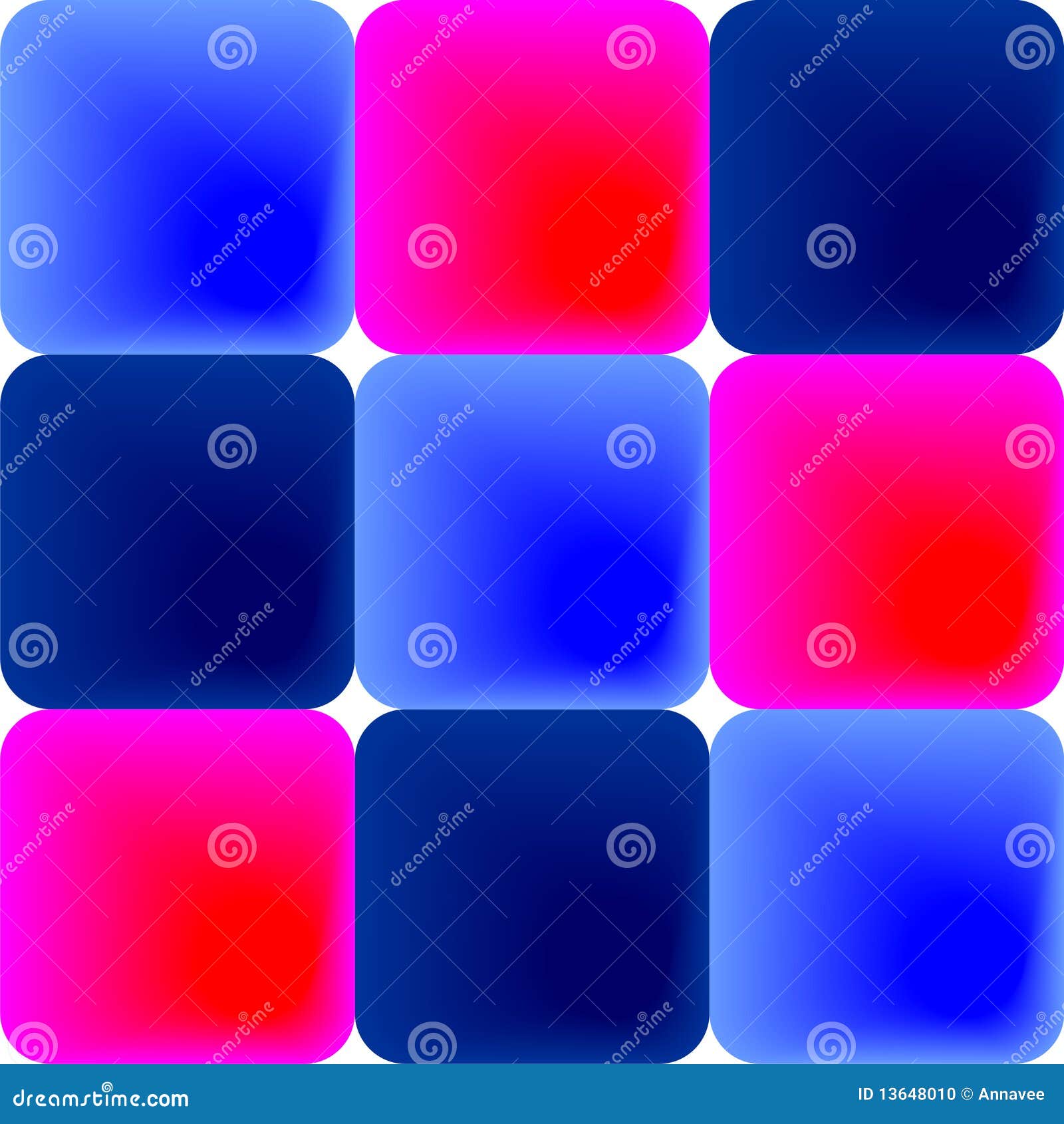 Blue and pink tiles stock vector. Illustration of hypnotize - 13648010