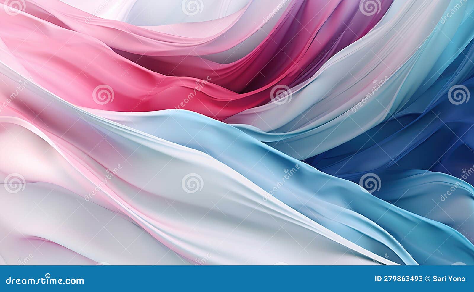 A Blue Pink and White Abstract Background Stock Illustration ...