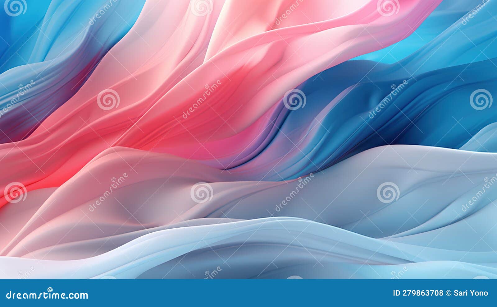 A Blue Pink and White Abstract Background Stock Illustration ...