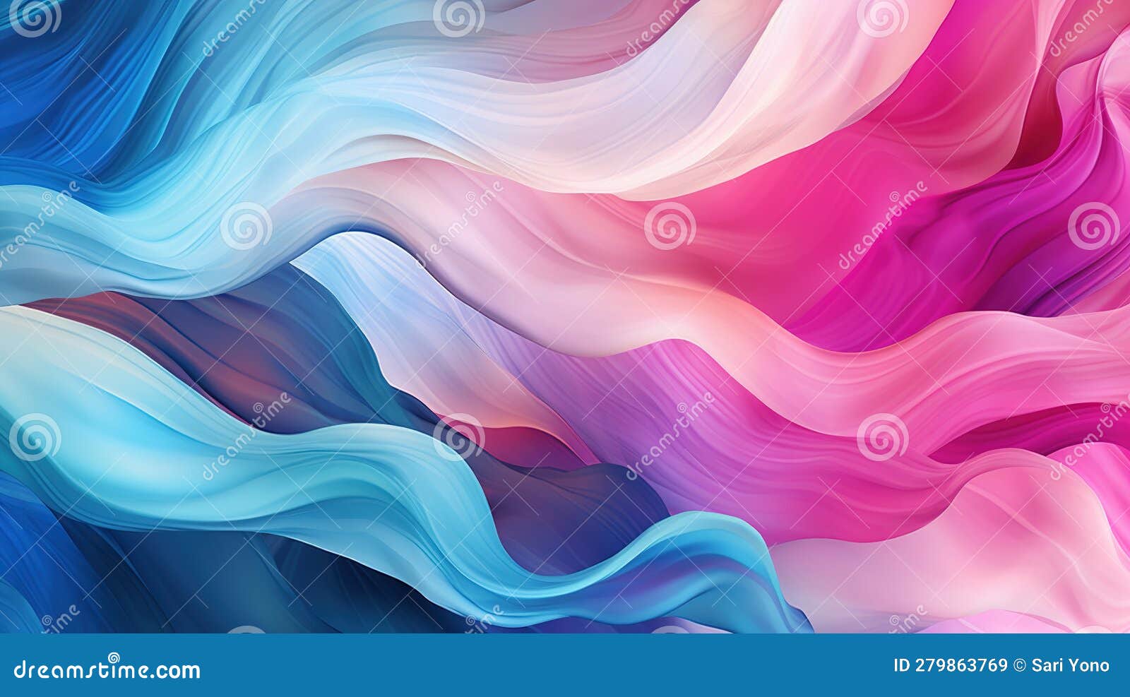A Blue Pink and White Abstract Background Stock Illustration ...
