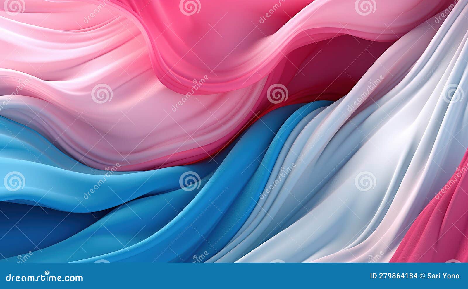 A Blue Pink and White Abstract Background Stock Illustration ...
