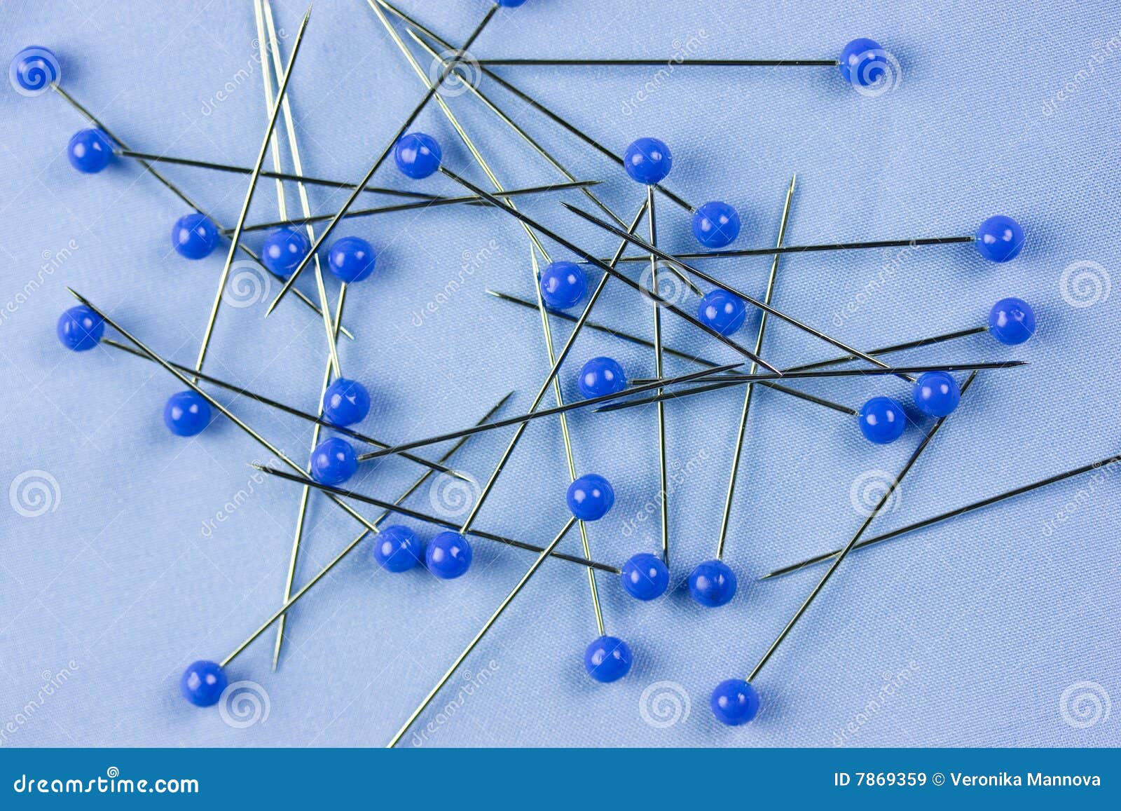 Blue pins background stock image. Image of colorful, textile - 7869359