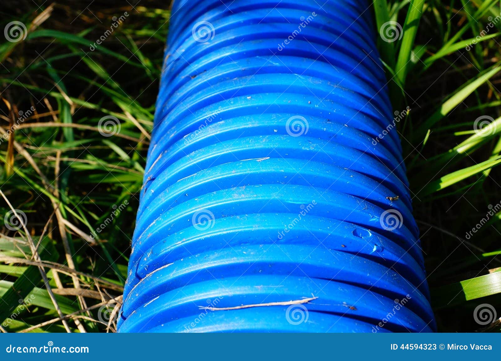 Blue pipe stock image. Image of industrial, blue, industry - 44594323