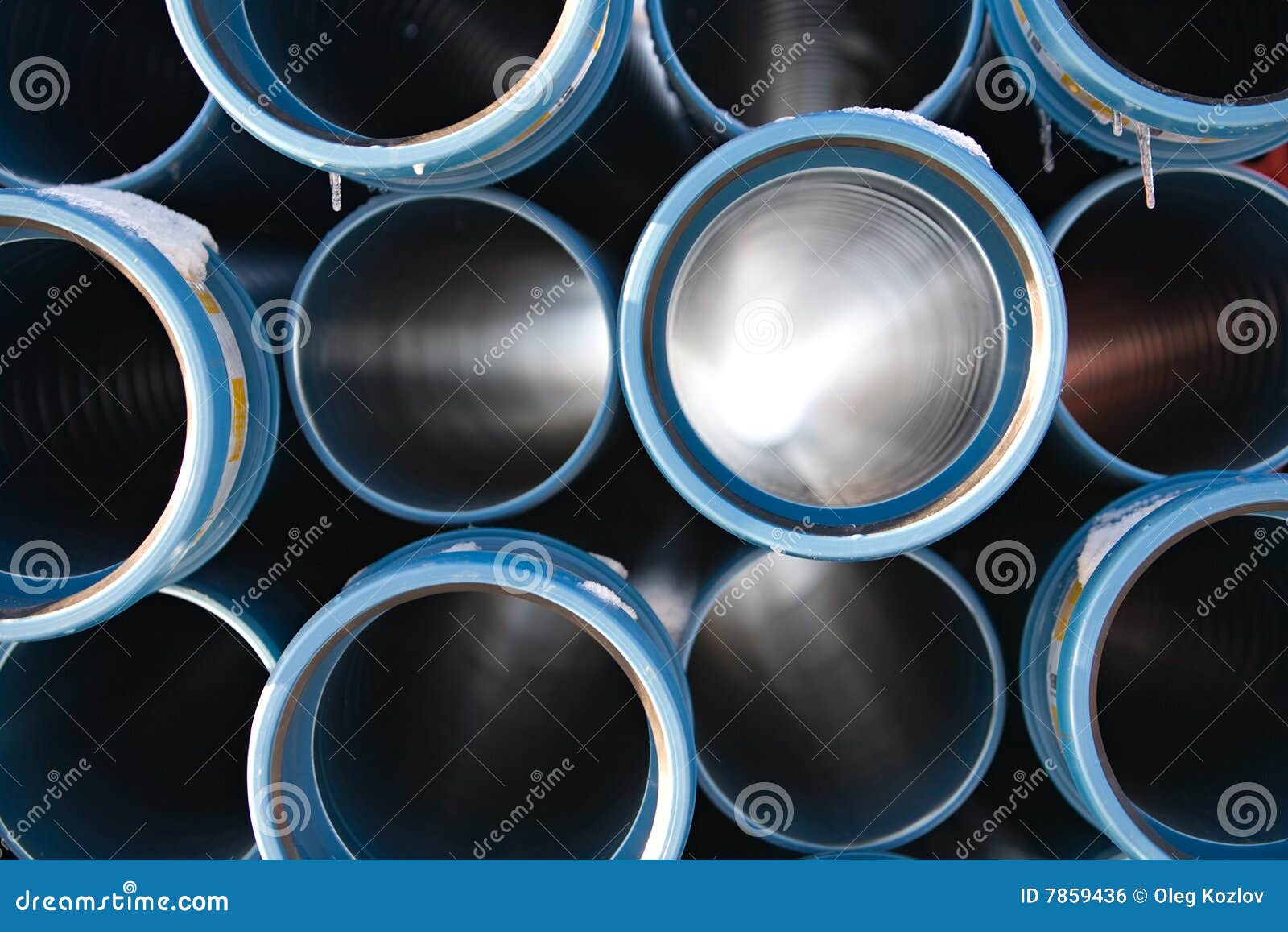 Blue pipes stock photo. Image of craftsmanship, objects - 7859436