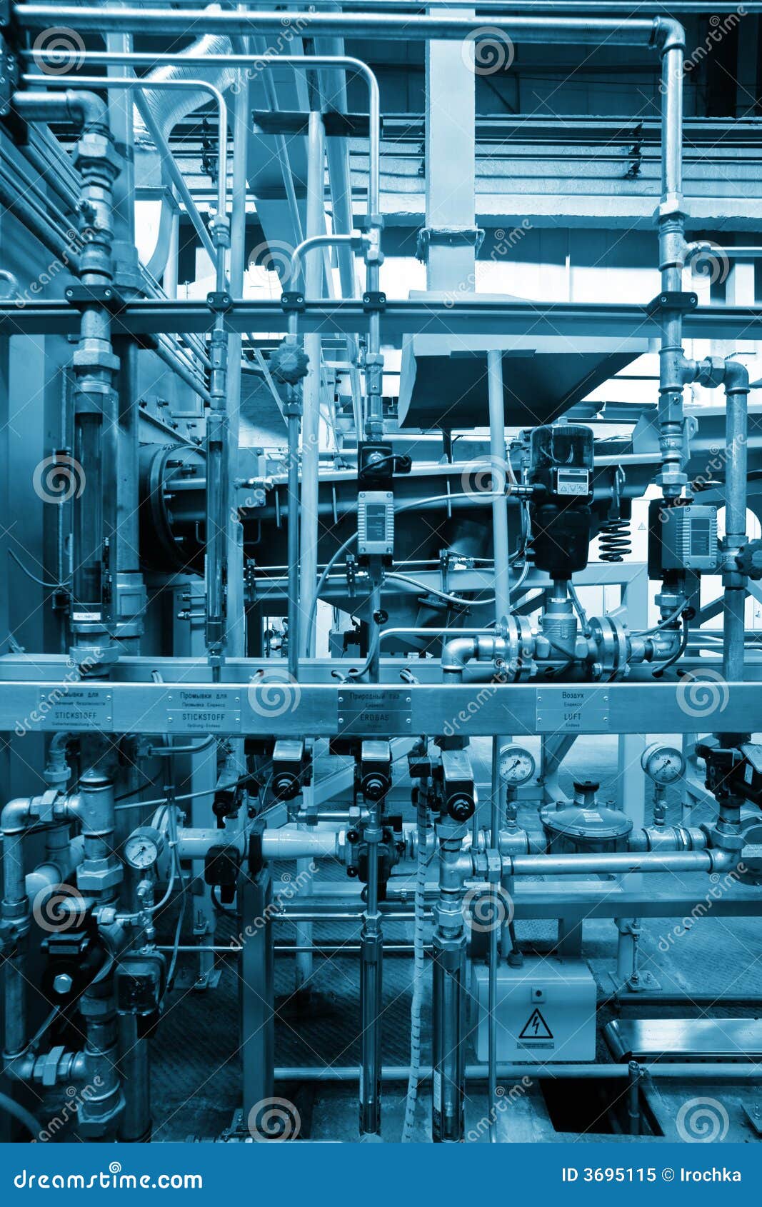 Blue Piping Background stock image. Image of factory, engineering - 3695115