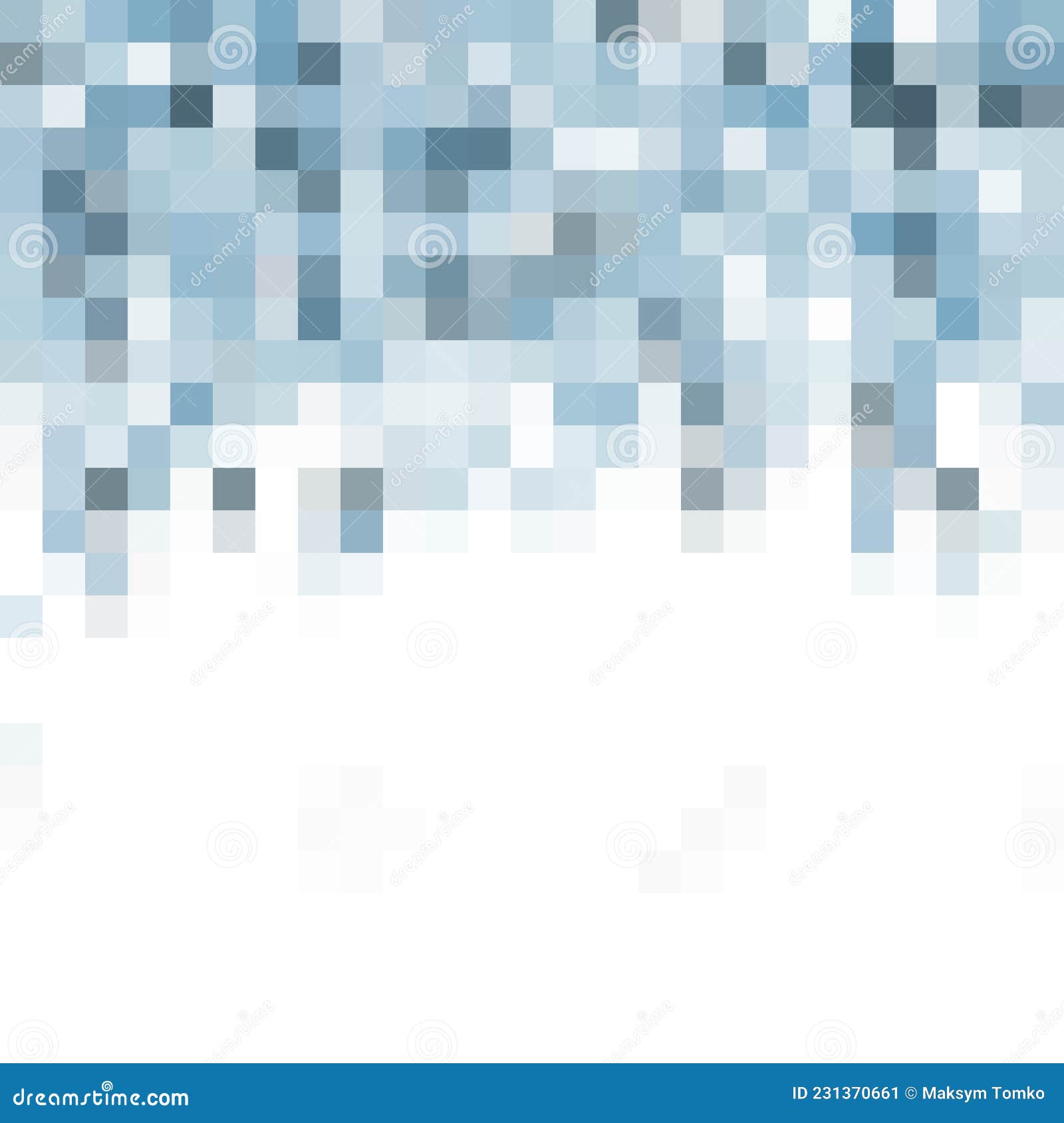 Blue Pixel Background. Design for Presentation Background. Eps 10 Stock ...