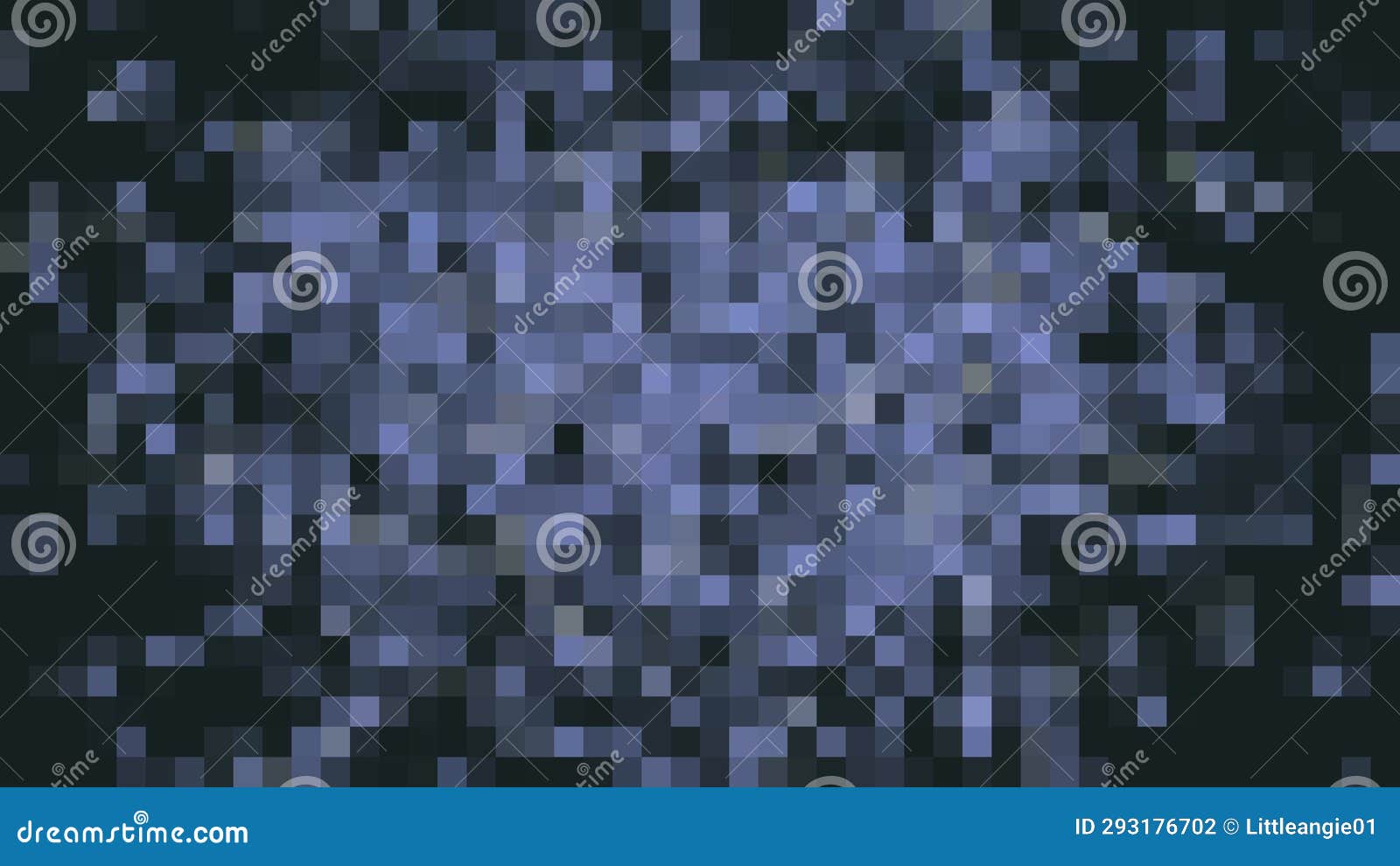 Blue Pixel Background Static Noise Background Stock Footage - Video of ...
