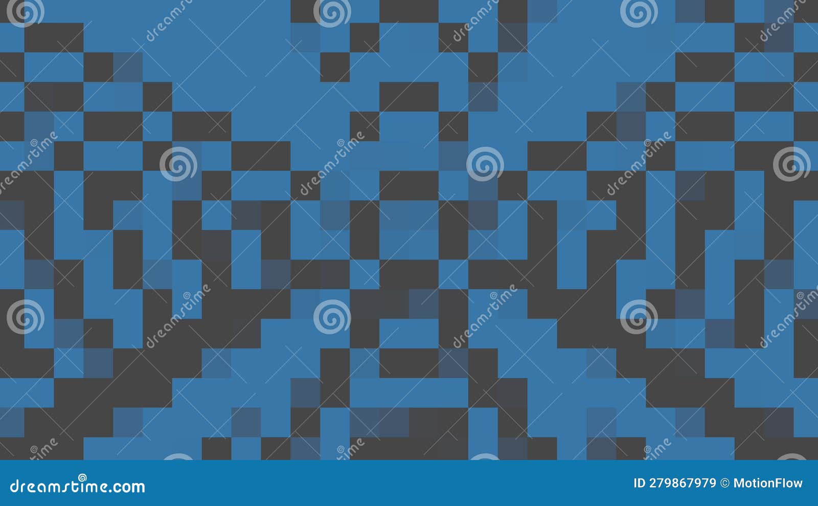Blue Pixels in 8 Bit Pattern on Black Gradient Stock Video - Video of ...