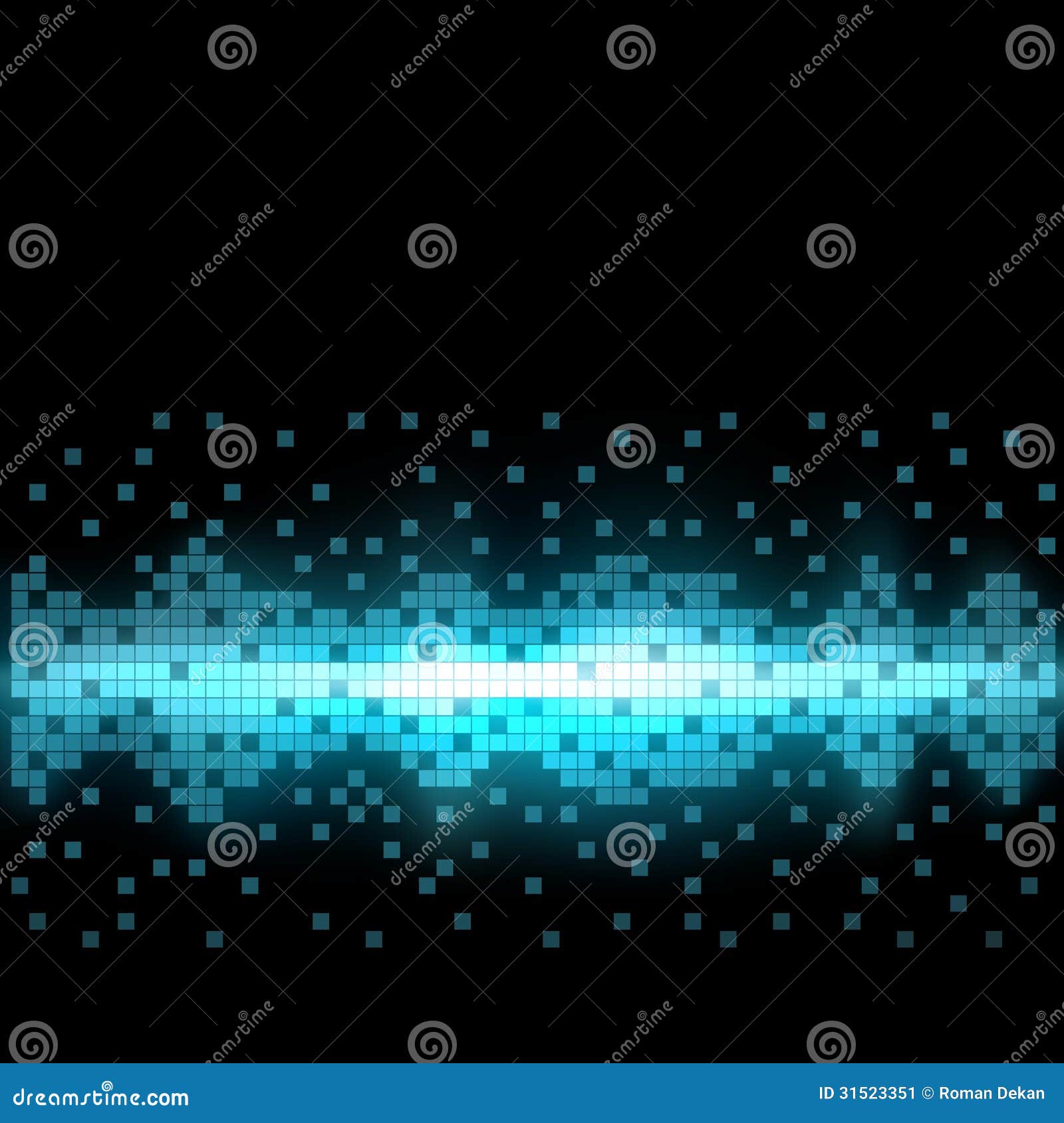 Blue Pixels Camouflage Vector Illustration | CartoonDealer.com #89252296