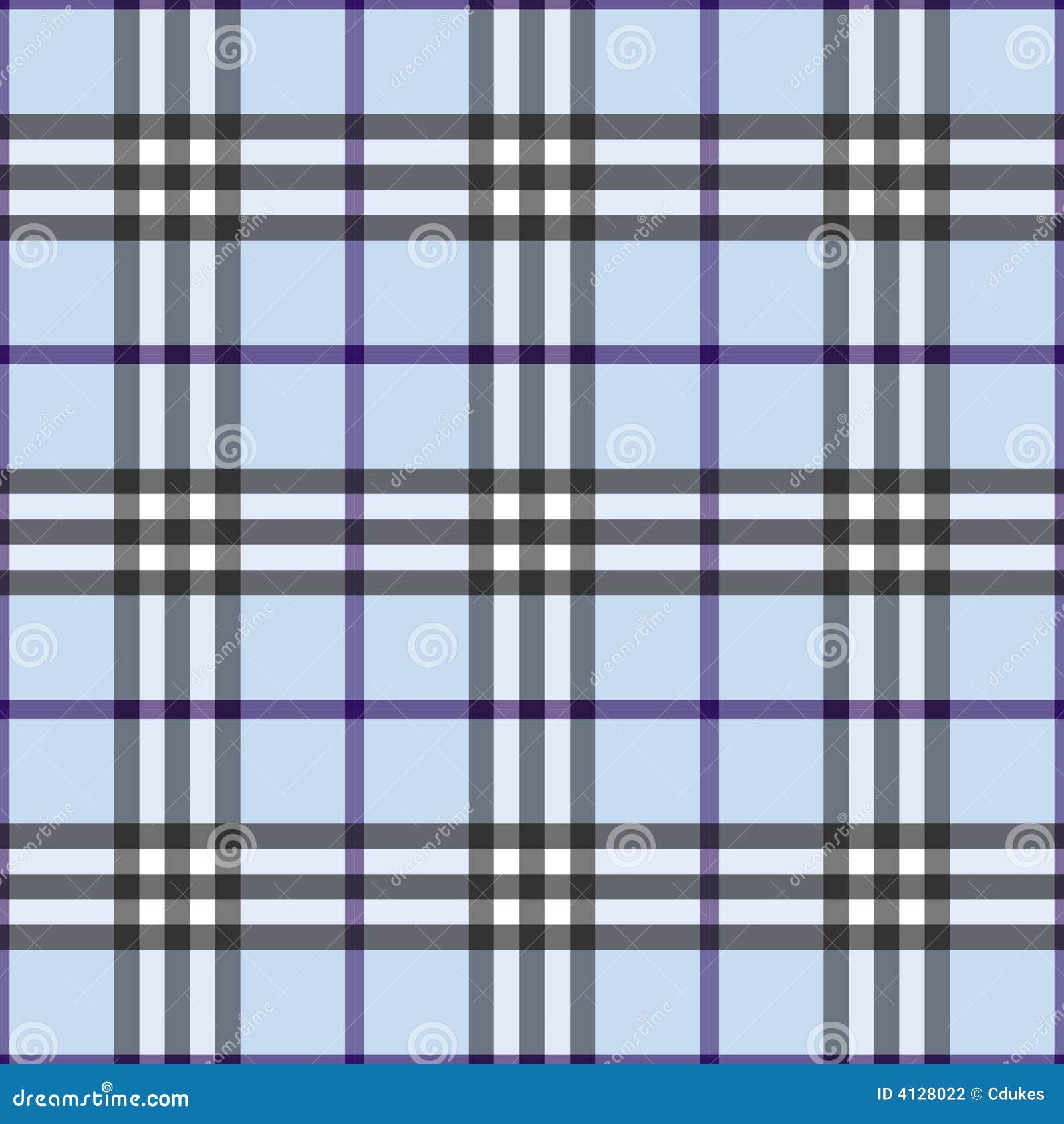 Blue Plaid Border Invitation Royalty-Free Illustration | CartoonDealer ...