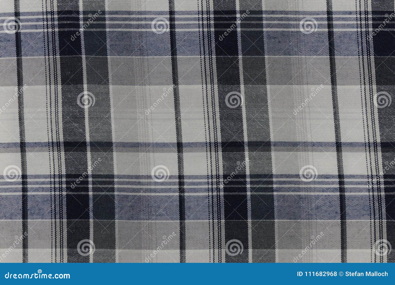Blue Plaid Pattern on Fabric Stock Photo - Image of fabric, checkered ...