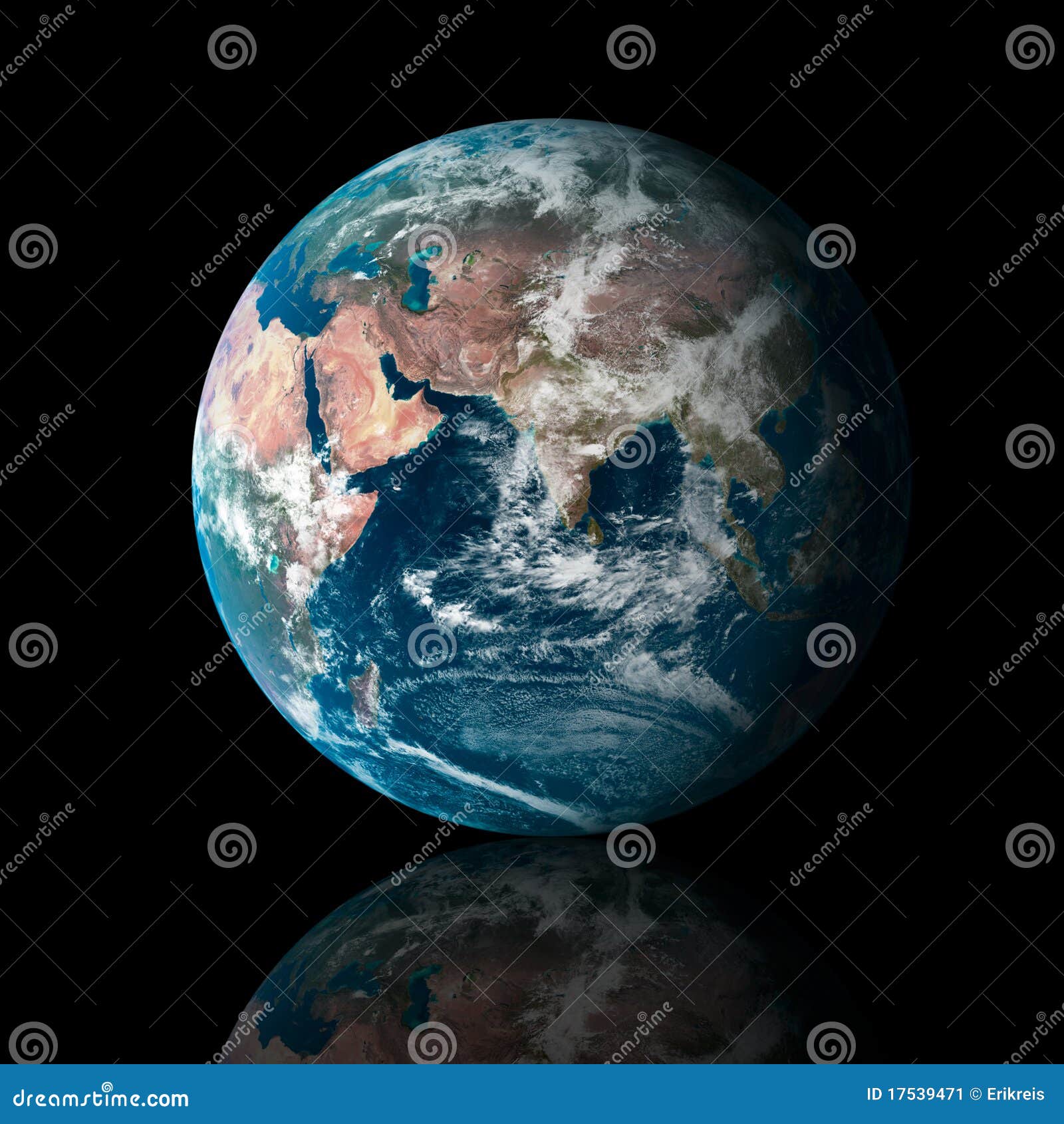 Blue Planet stock image. Image of astronomy, mainland - 17539471