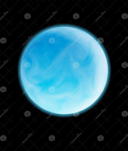 Blue planet stock illustration. Illustration of fiction - 618144