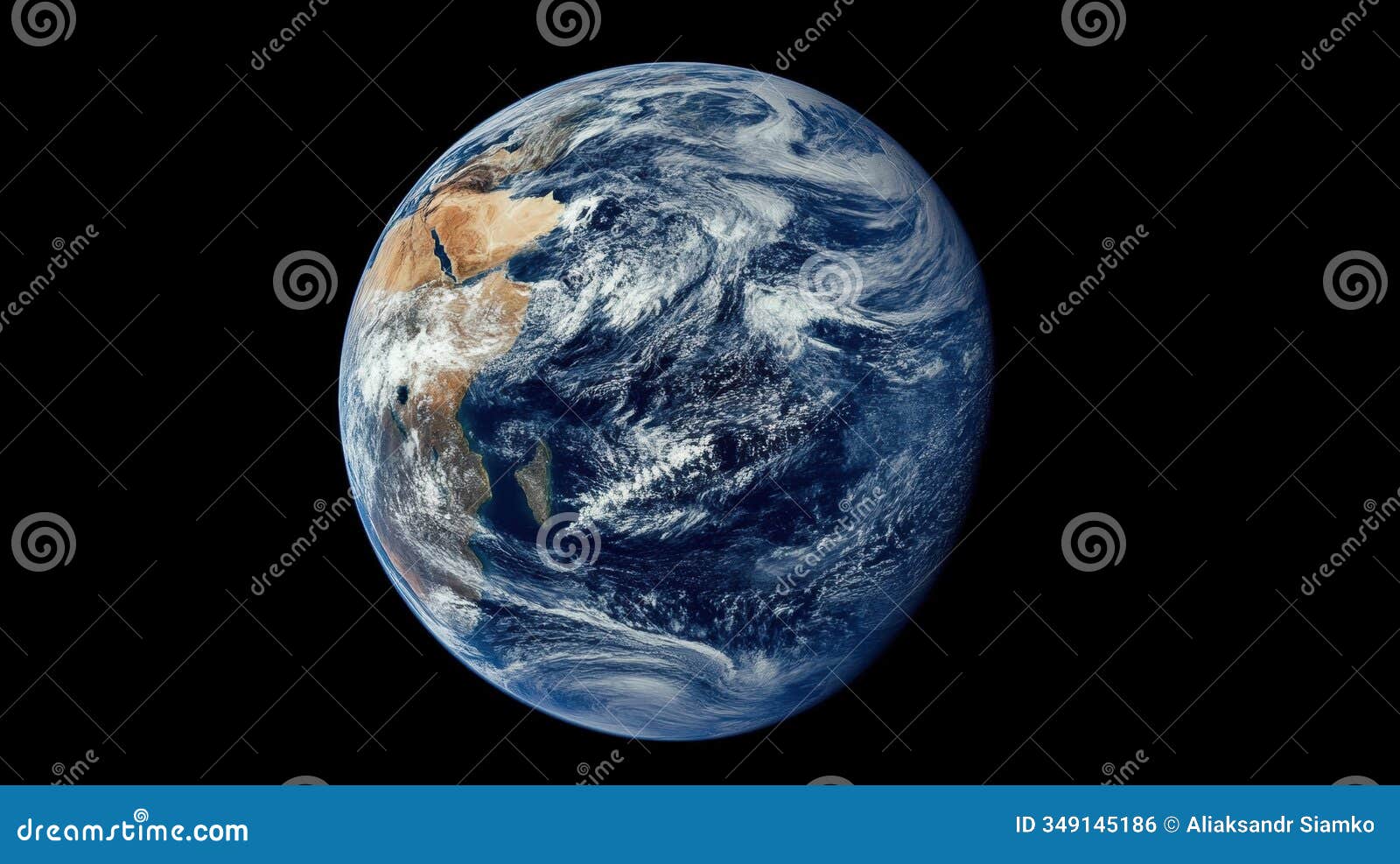 Blue Planet Earth Captured with High-resolution Imagery Stock ...