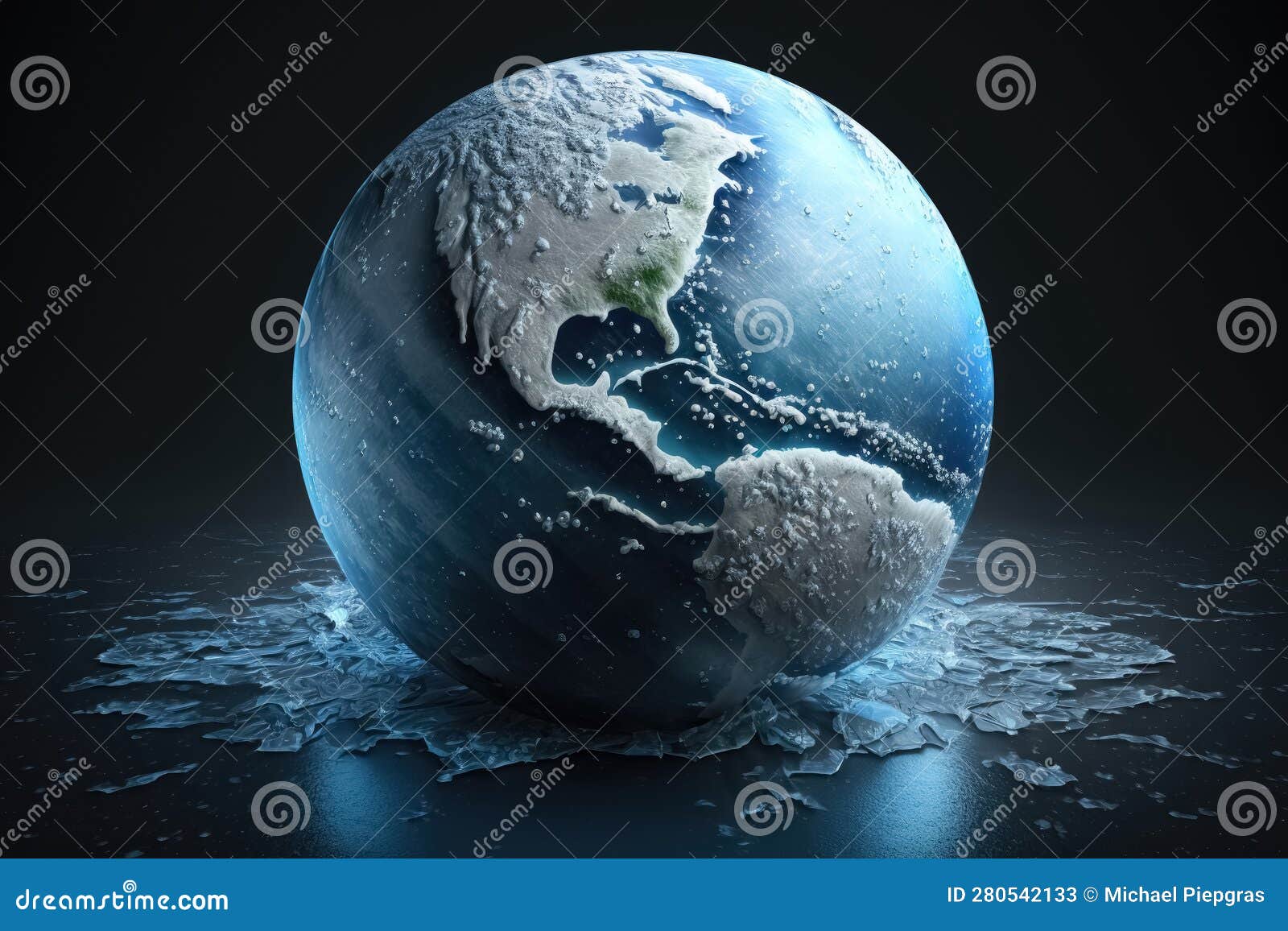 Blue Planet Earth - Playing Ball of Climate Change Created with ...