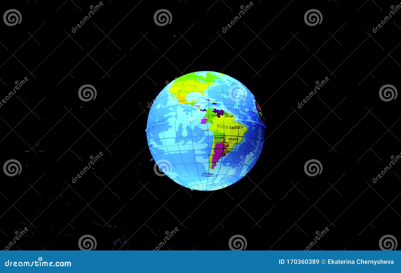Blue Planet Earth from Space. Ecology and the Environment Stock Image ...