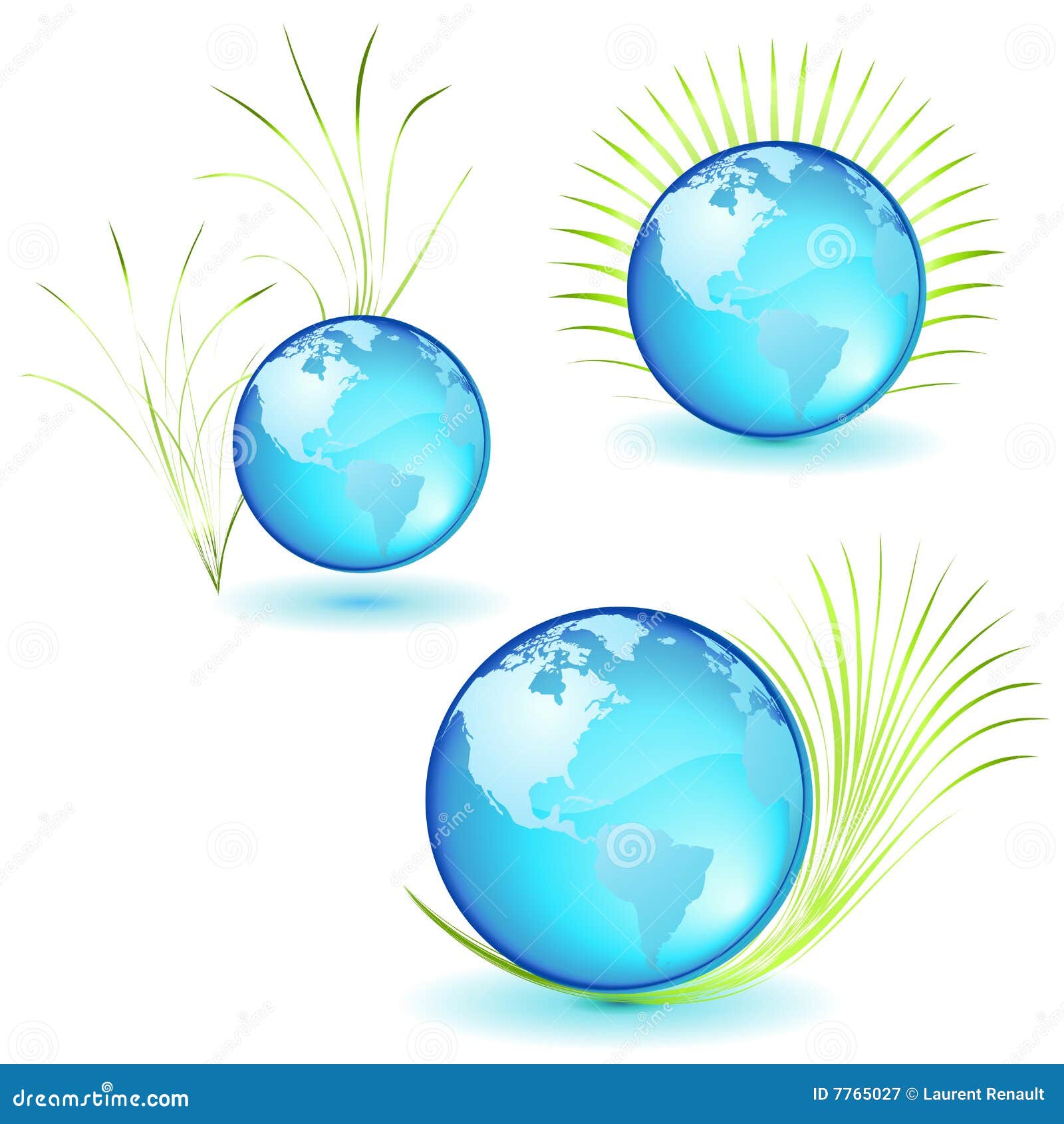 Blue planet icons stock vector. Illustration of graphic - 7765027