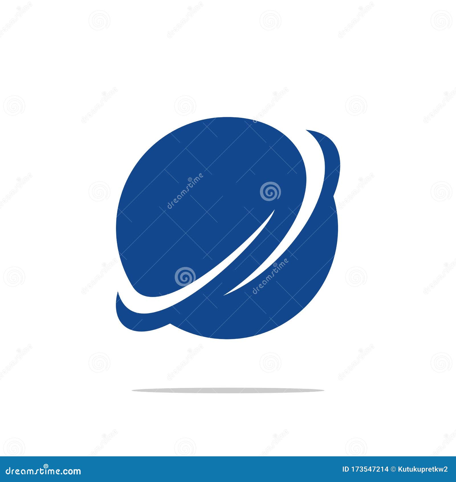 Blue Planet Orbit Logo Template Illustration Design. Vector EPS 10 ...