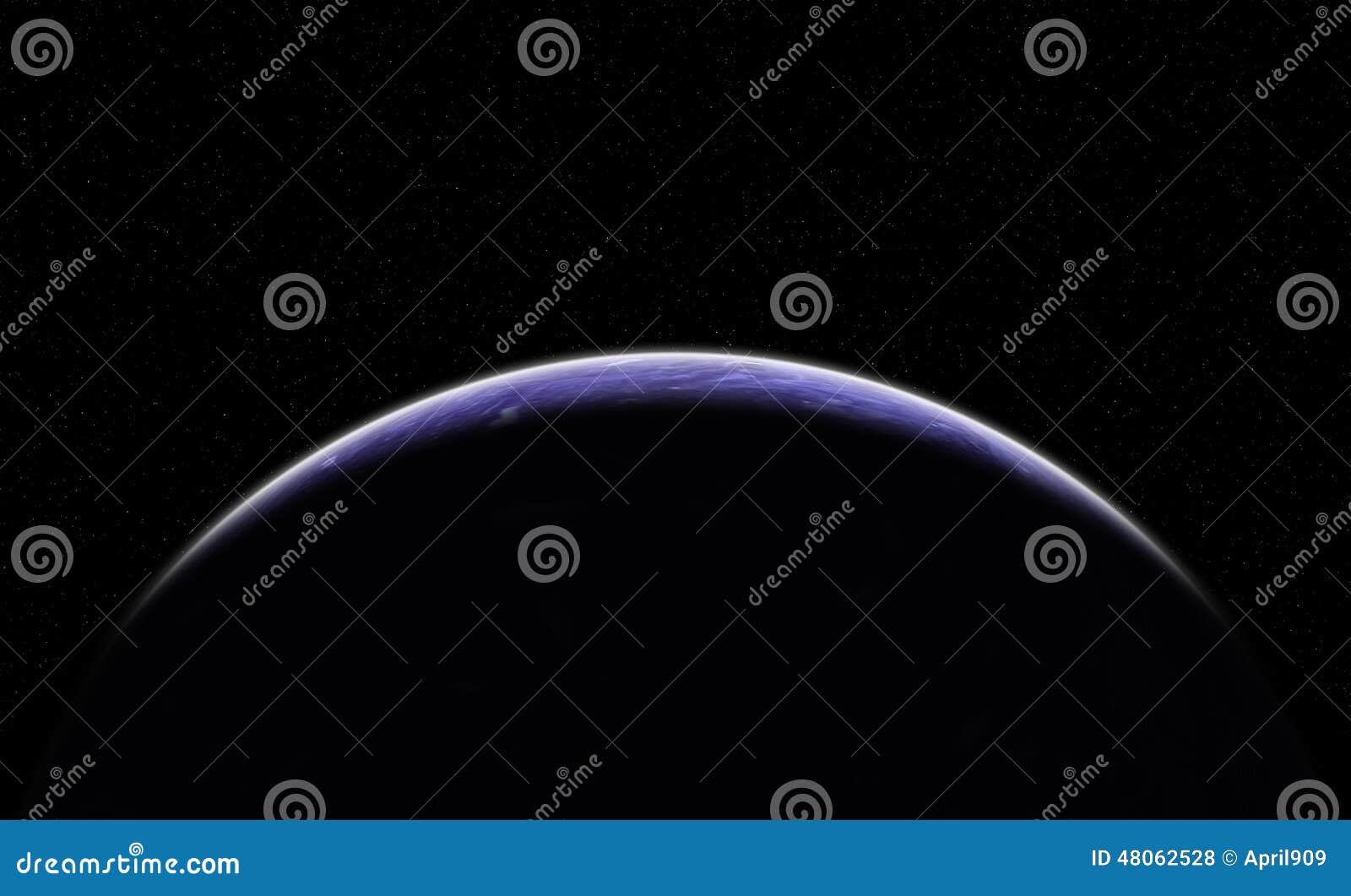 Blue planet with shadow stock illustration. Illustration of glow - 48062528