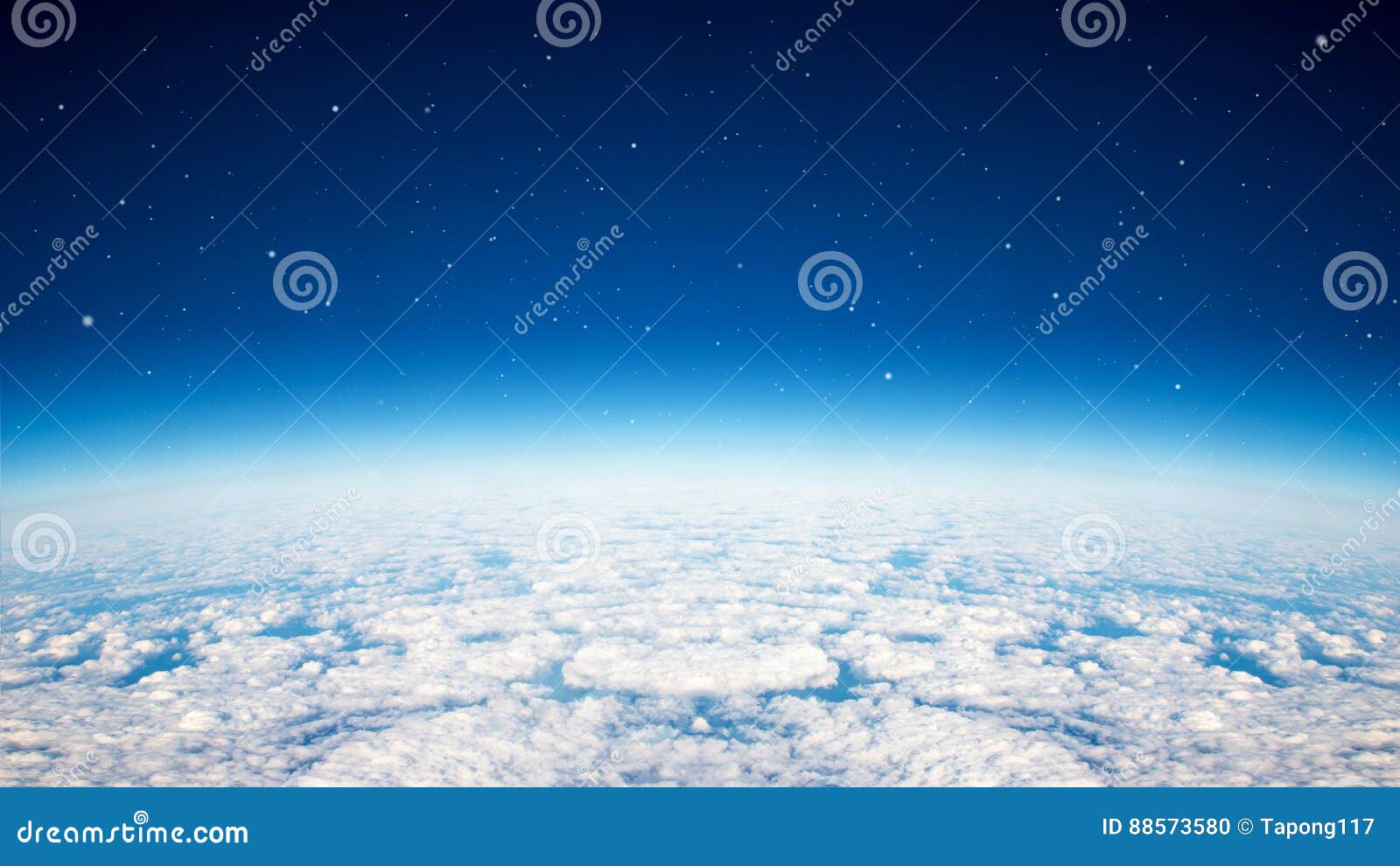 Blue planet sky stock photo. Image of blue, world, glow - 88573580