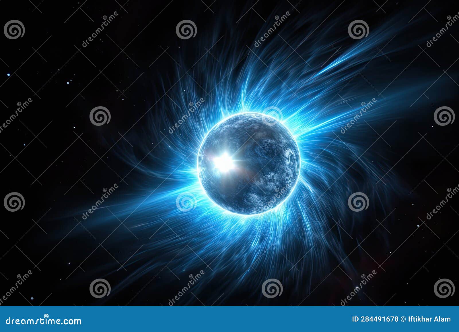 Magnetar - Neutron Star In Deep Space. For Use With Projects On Science ...
