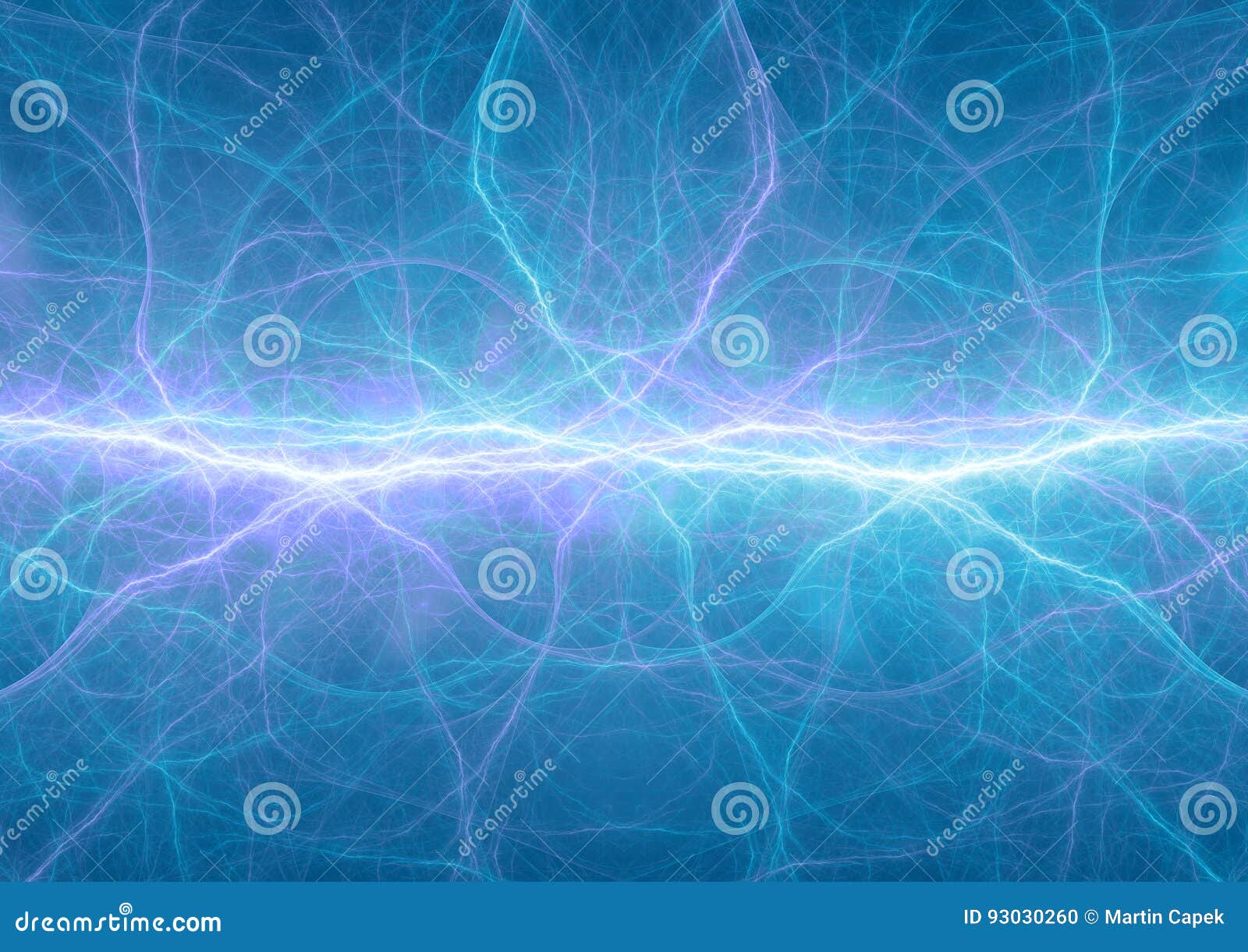 Blue plasma, abstract stock illustration. Illustration of high - 93030260
