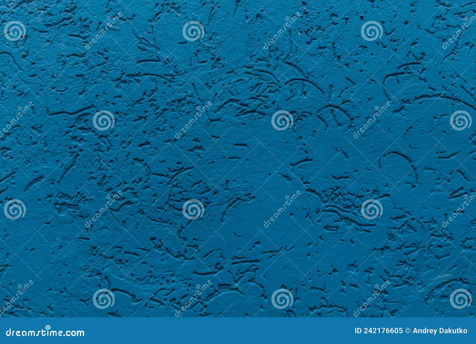 Blue Plaster Wall Texture Design Rough Pattern Abstract Stucco Grunge ...