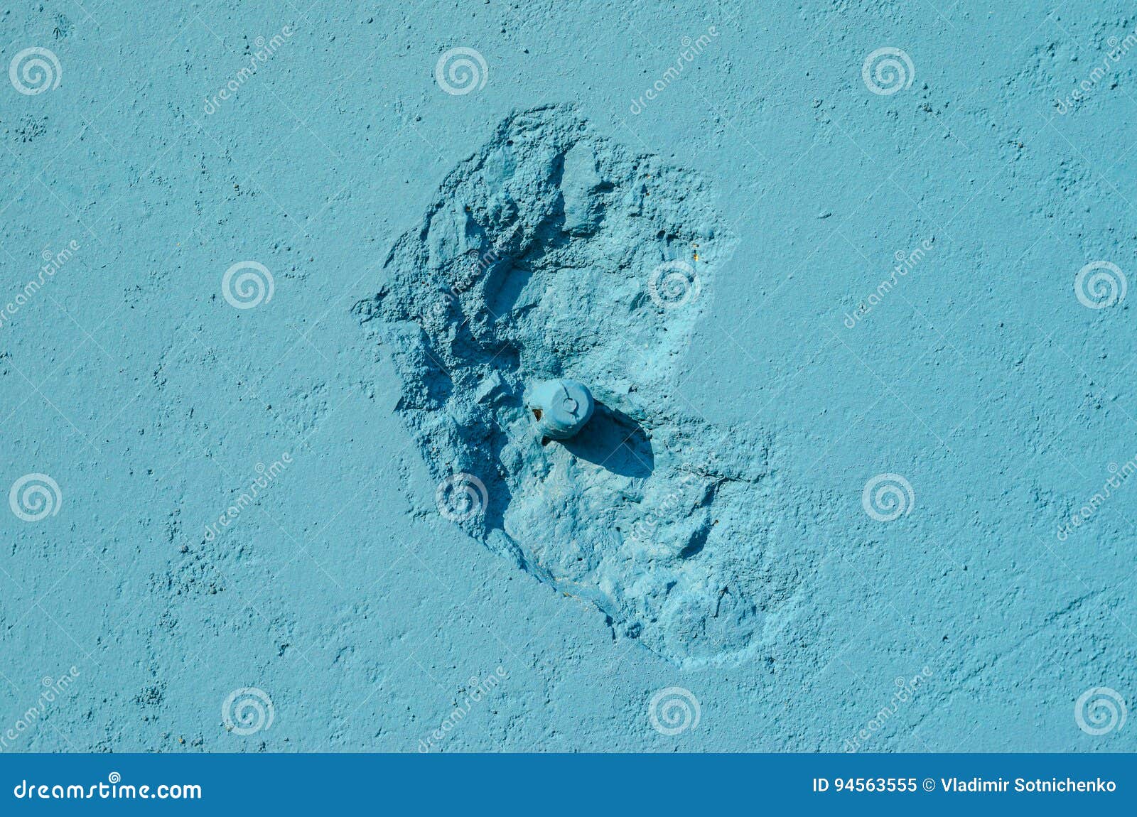 Blue plaster wall texture stock image. Image of element - 94563555