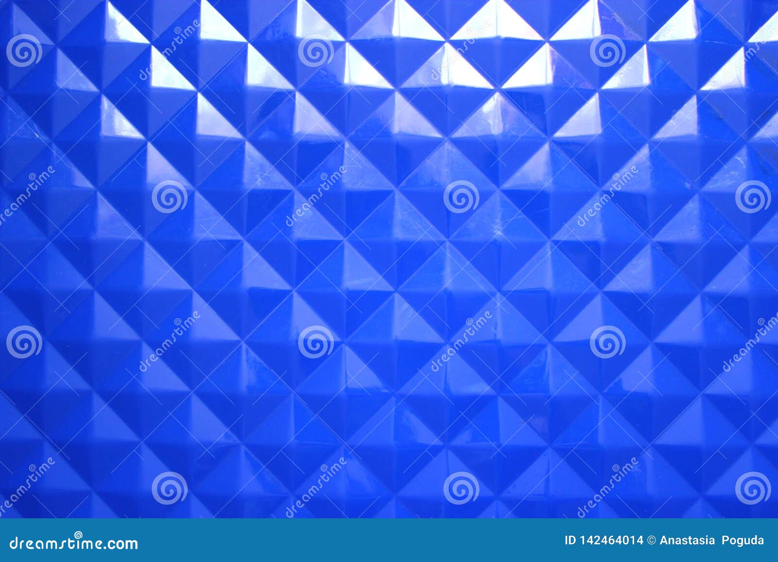 Blue Plastic Background with Geometric Shapes Stock Photo - Image of ...