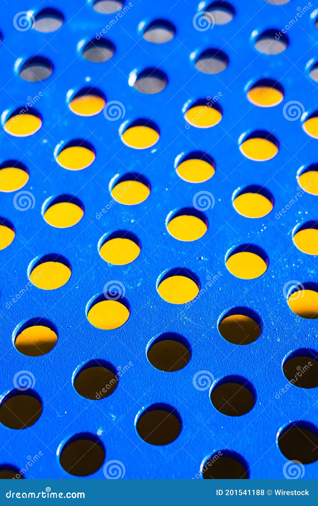 Blue Plastic Background with Holes Stock Photo - Image of blue, plastic ...