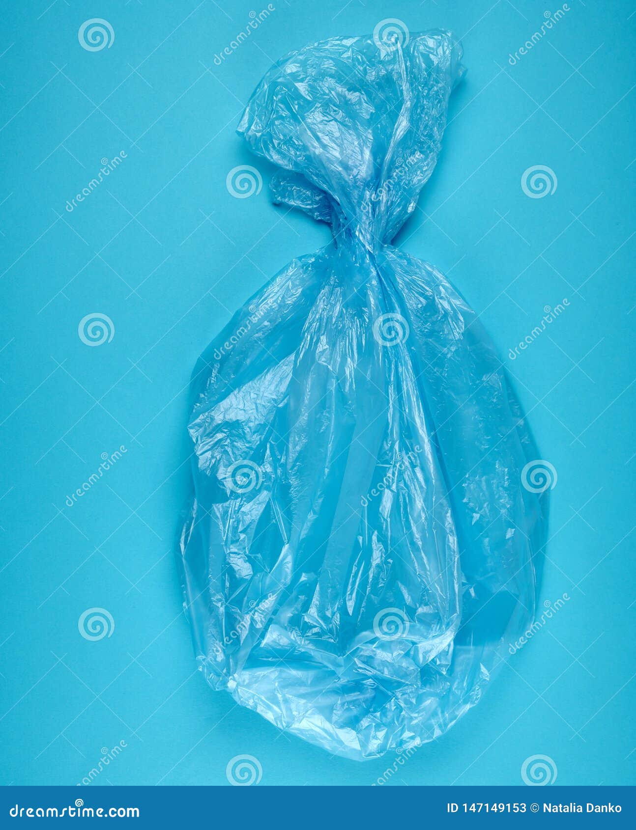 Blue Plastic Bag