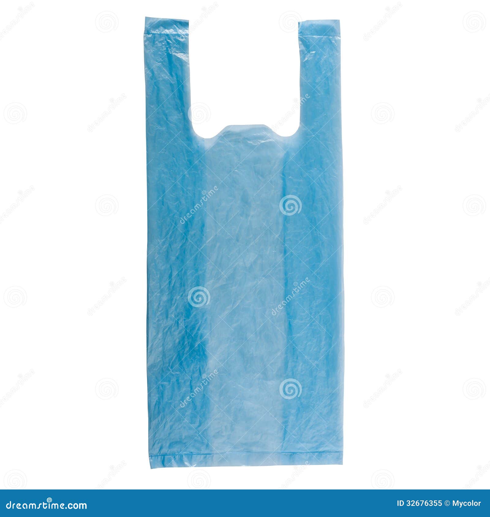 Blue Plastic Bag stock image. Image of life, empty, environment - 32676355