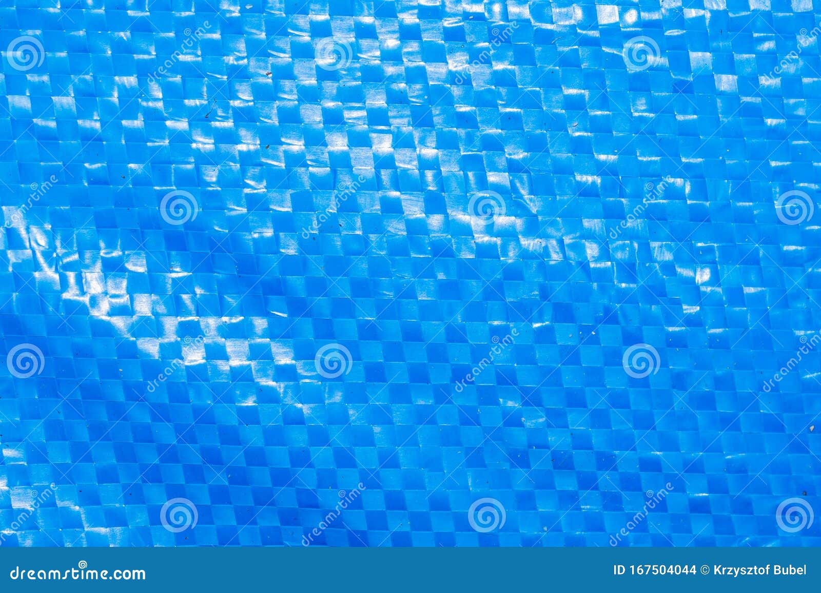Blue Plastic Bag Surface Texture or Background Stock Photo - Image of ...