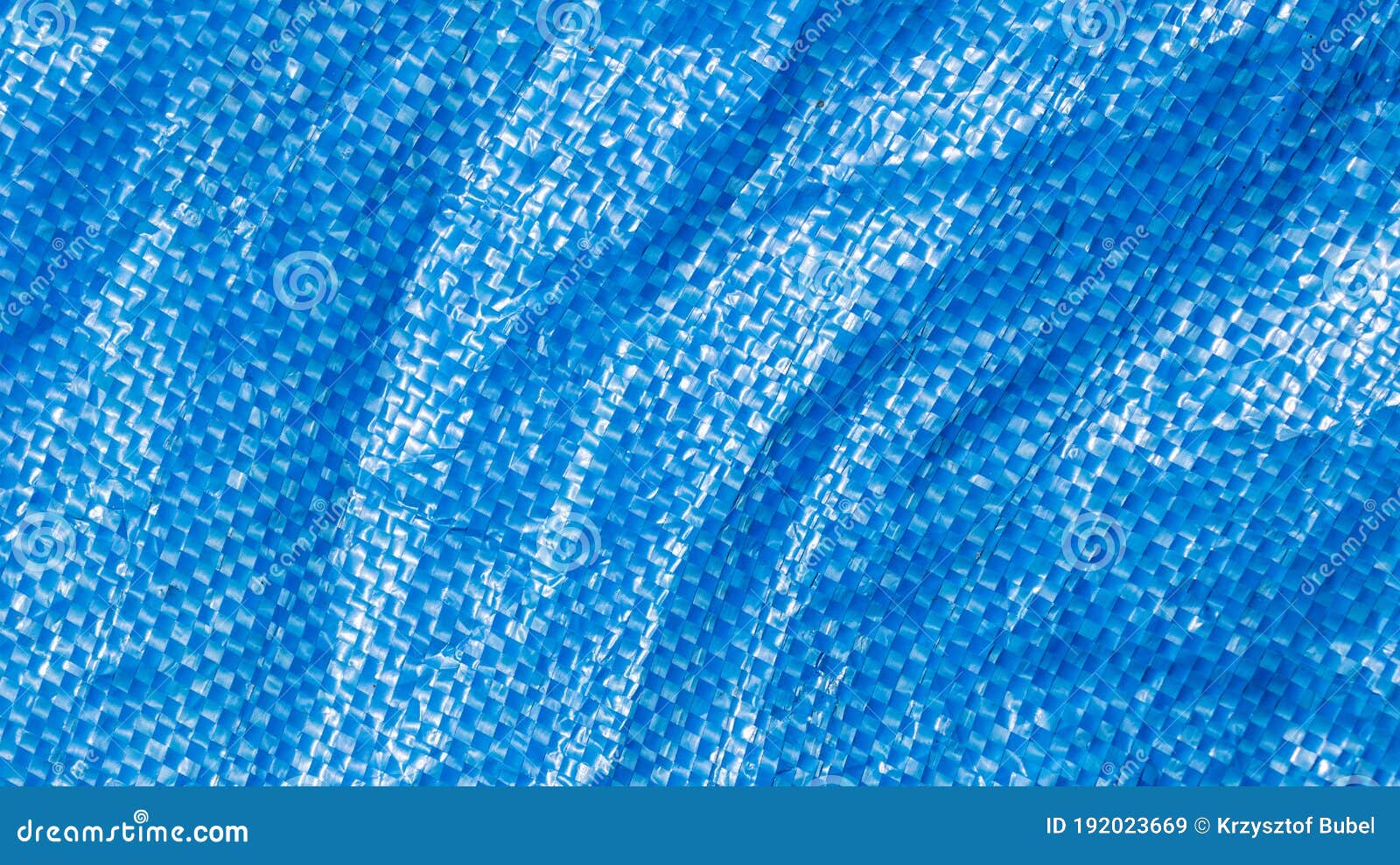 Blue Plastic Bag Surface. Texture or Background Stock Image - Image of ...