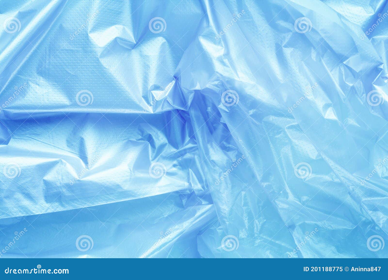 Blue Plastic Bag Texture, Abstract Background Stock Image - Image of ...