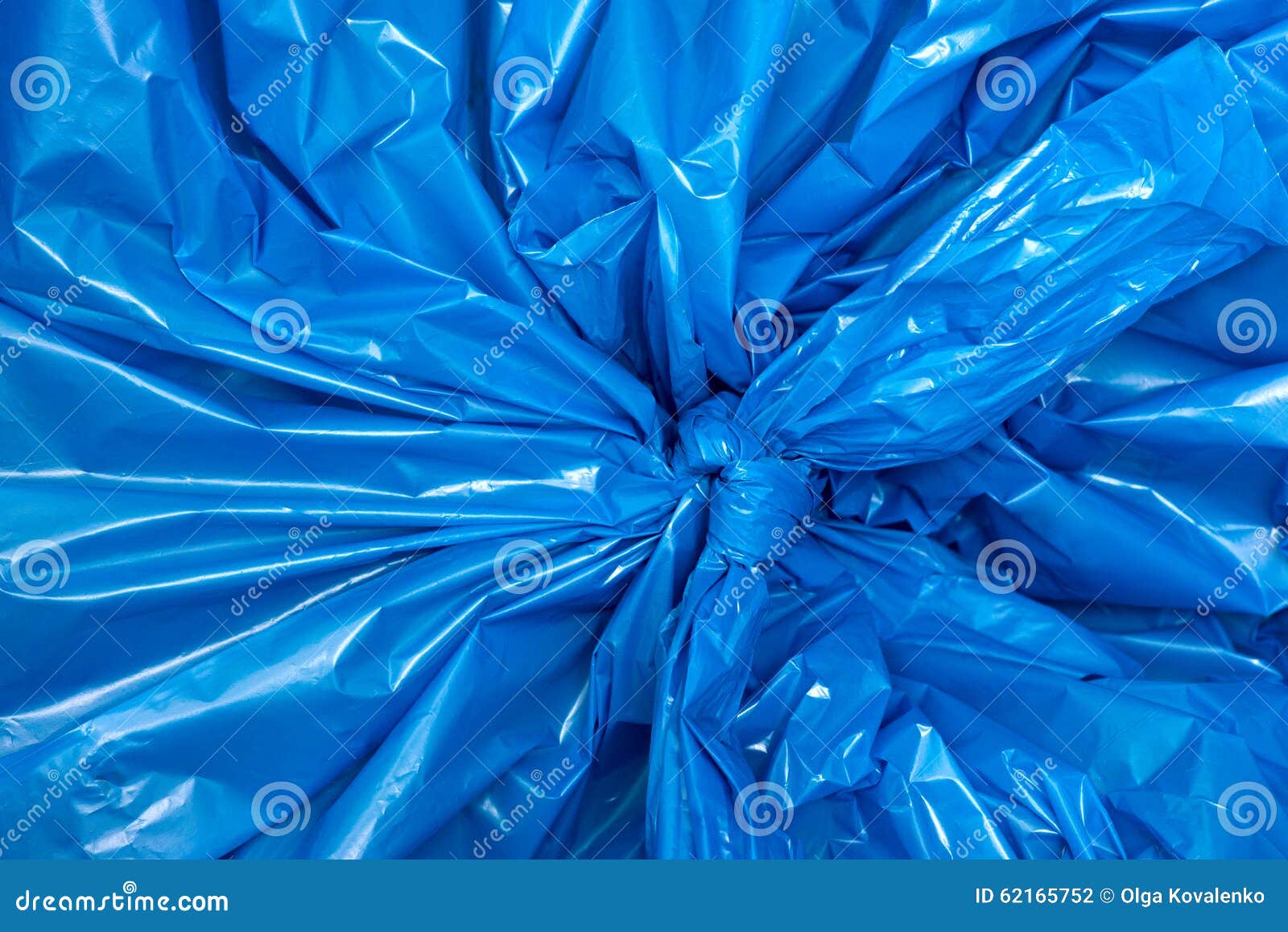 Blue Plastic Bag