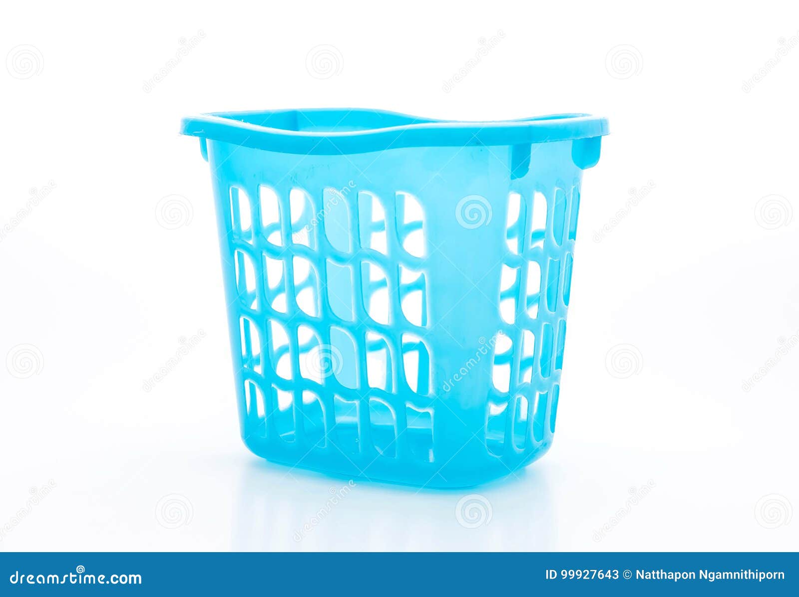 Blue plastic basket stock image. Image of cart, plastic - 99927643