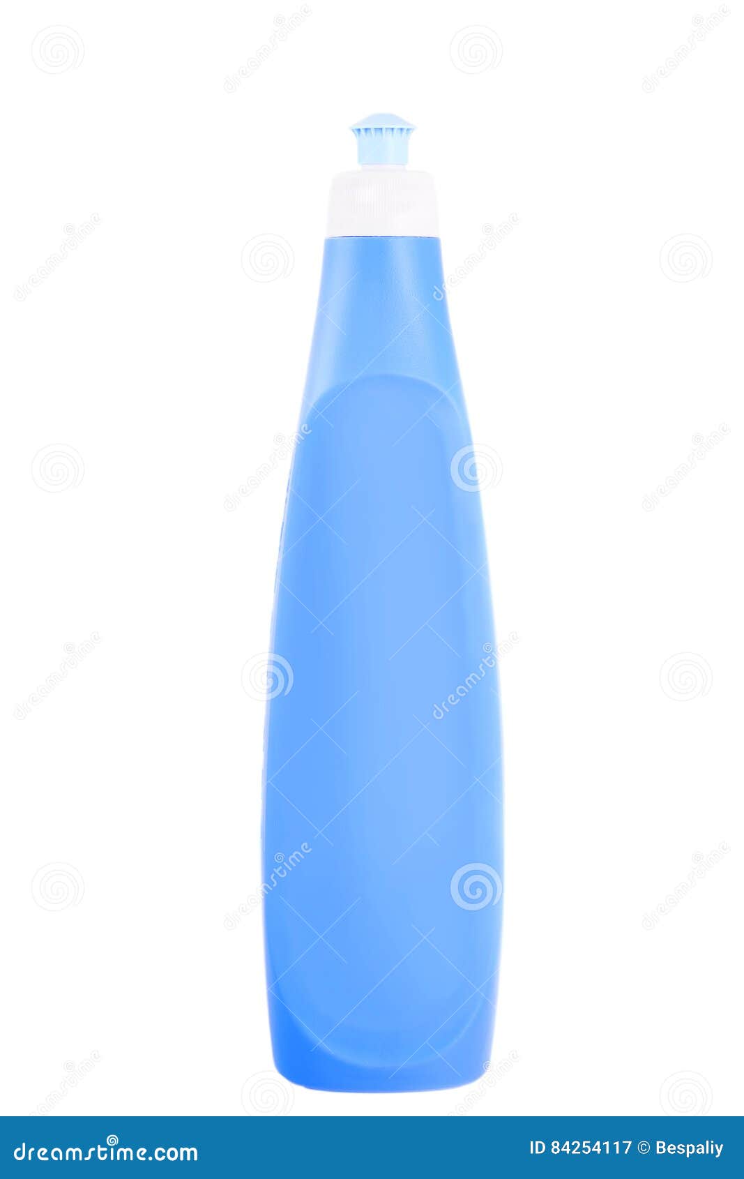 Blue Plastic Bottle for Cleaning. Stock Image - Image of product ...