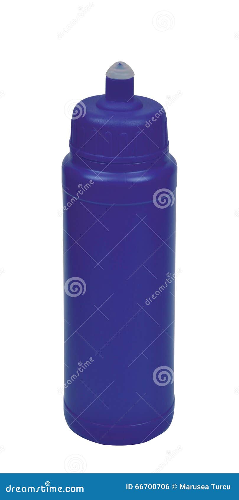 Blue Plastic bottle stock photo. Image of blue, food - 66700706