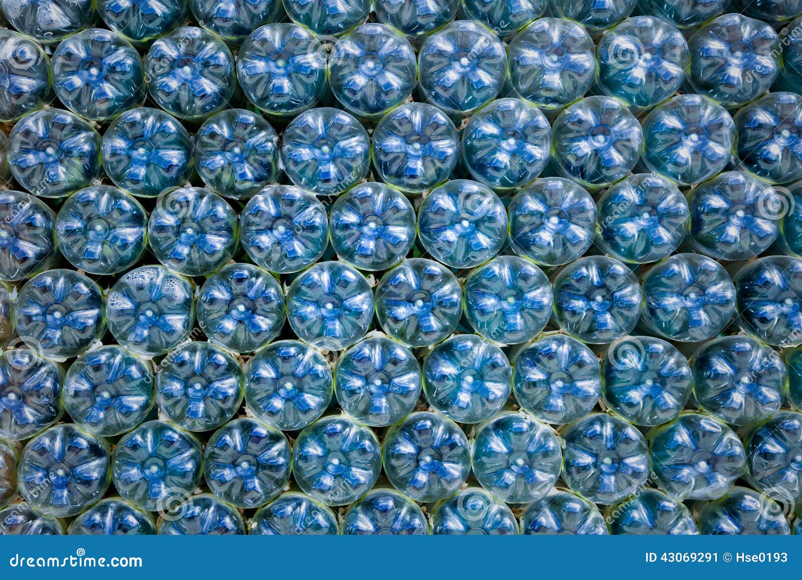 Blue Plastic 55 Gallon Drums Full Of Various Flammable Waste At A ...