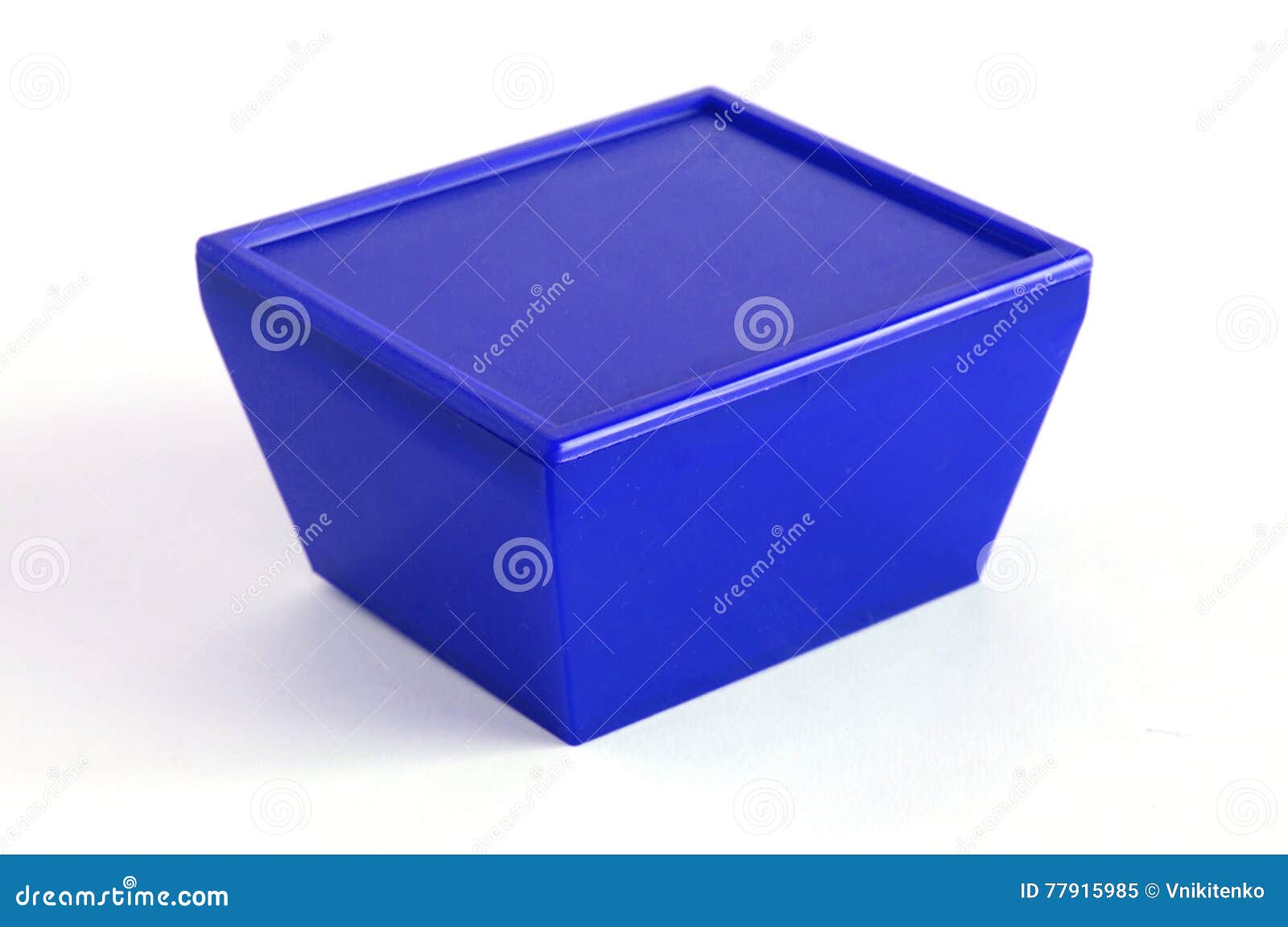 Blue plastic box stock image. Image of mail, send, pack - 77915985