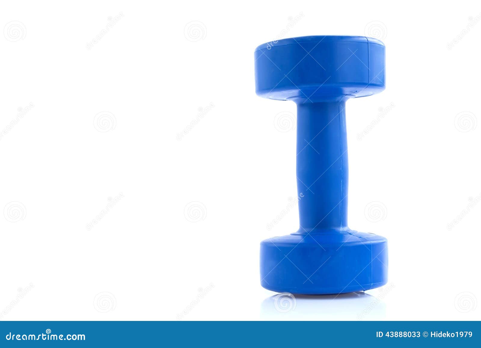 Blue Plastic Coated Dumbells Stock Image - Image of dumbell ...