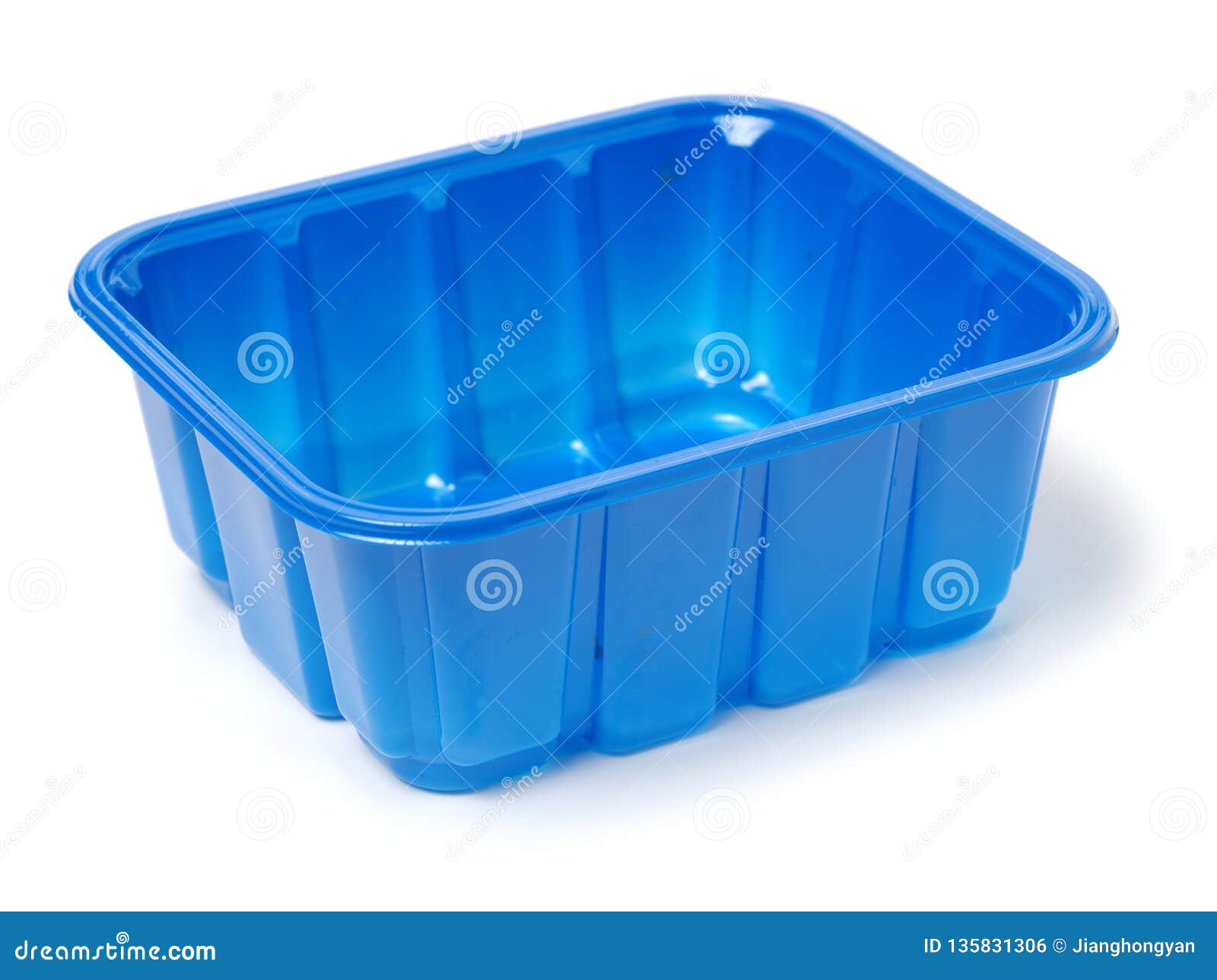 Blue plastic container stock photo. Image of accessories - 135831306