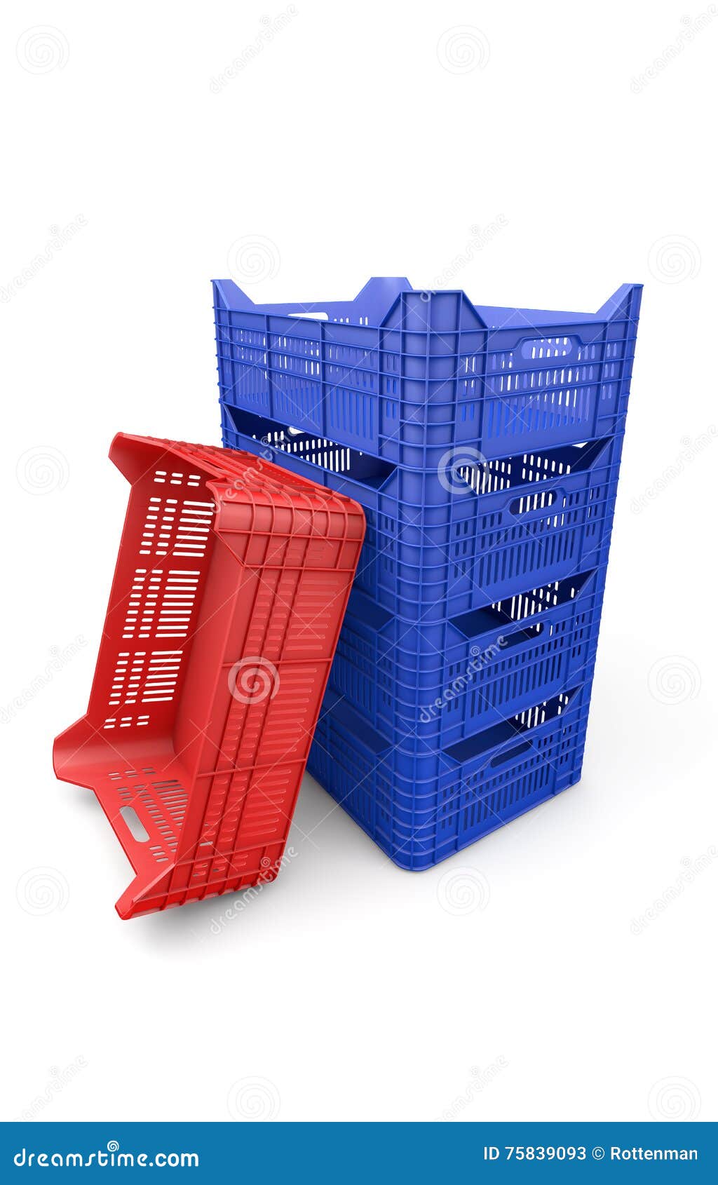Plastic Crate Without Silhouette Cartoon Vector | CartoonDealer.com ...