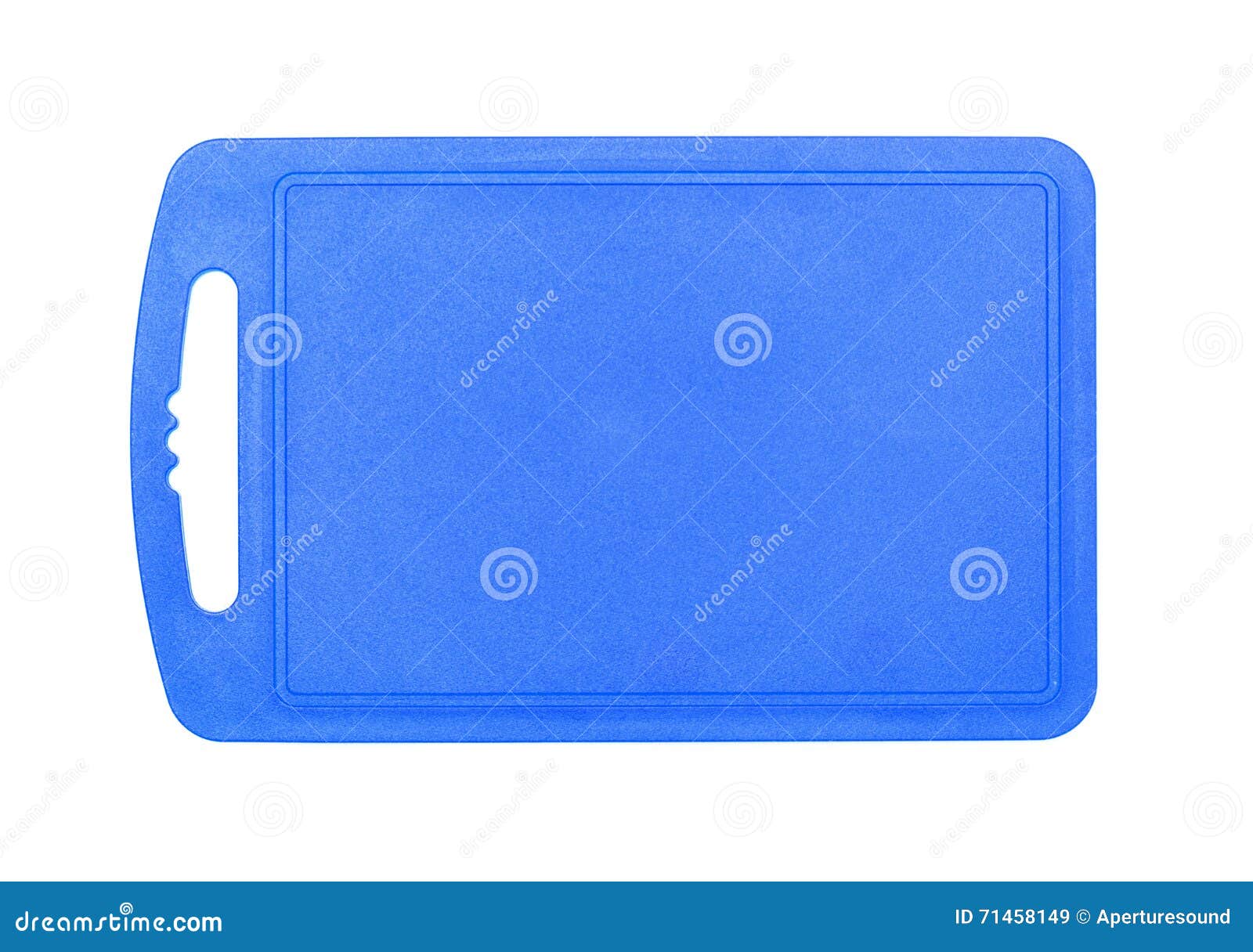 Blue plastic cutting board stock image. Image of level - 71458149