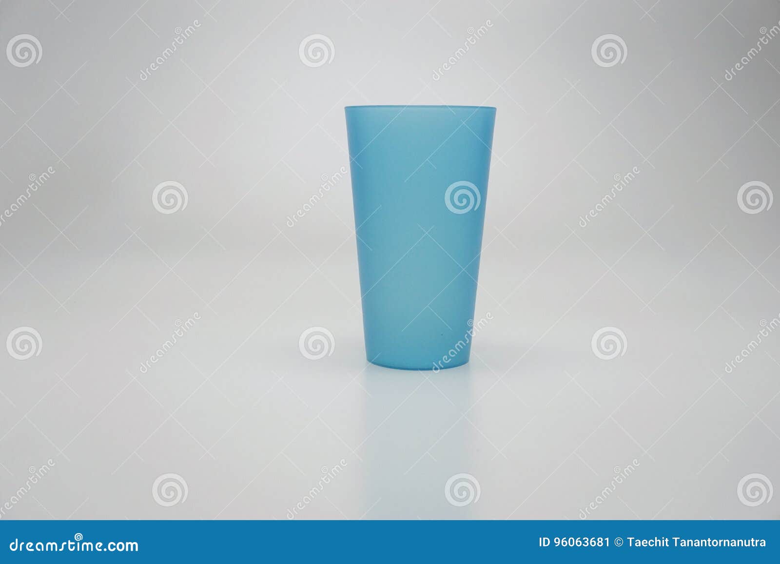 Blue plastic glass stock image. Image of color, closeup - 96063681