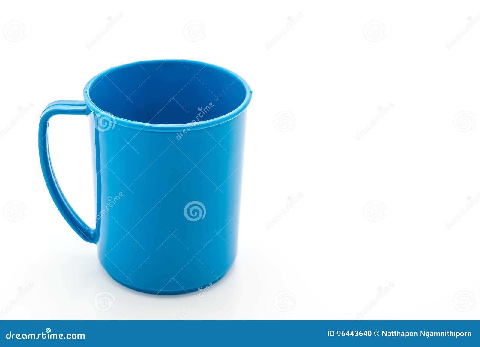 Blue plastic glass stock photo. Image of beverage, color - 96443640
